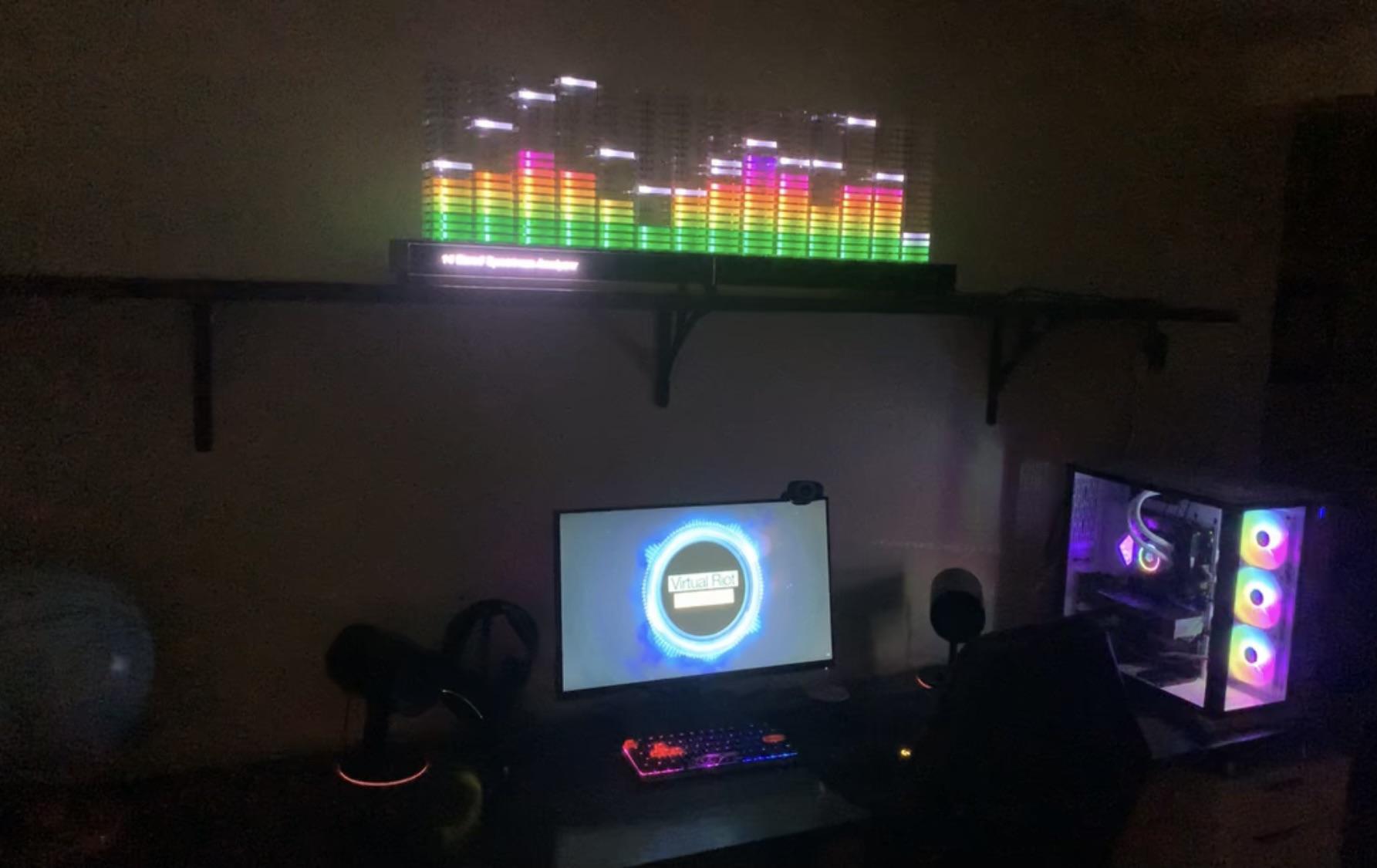 Just built this shelf for my custom audio visualizer | Scrolller