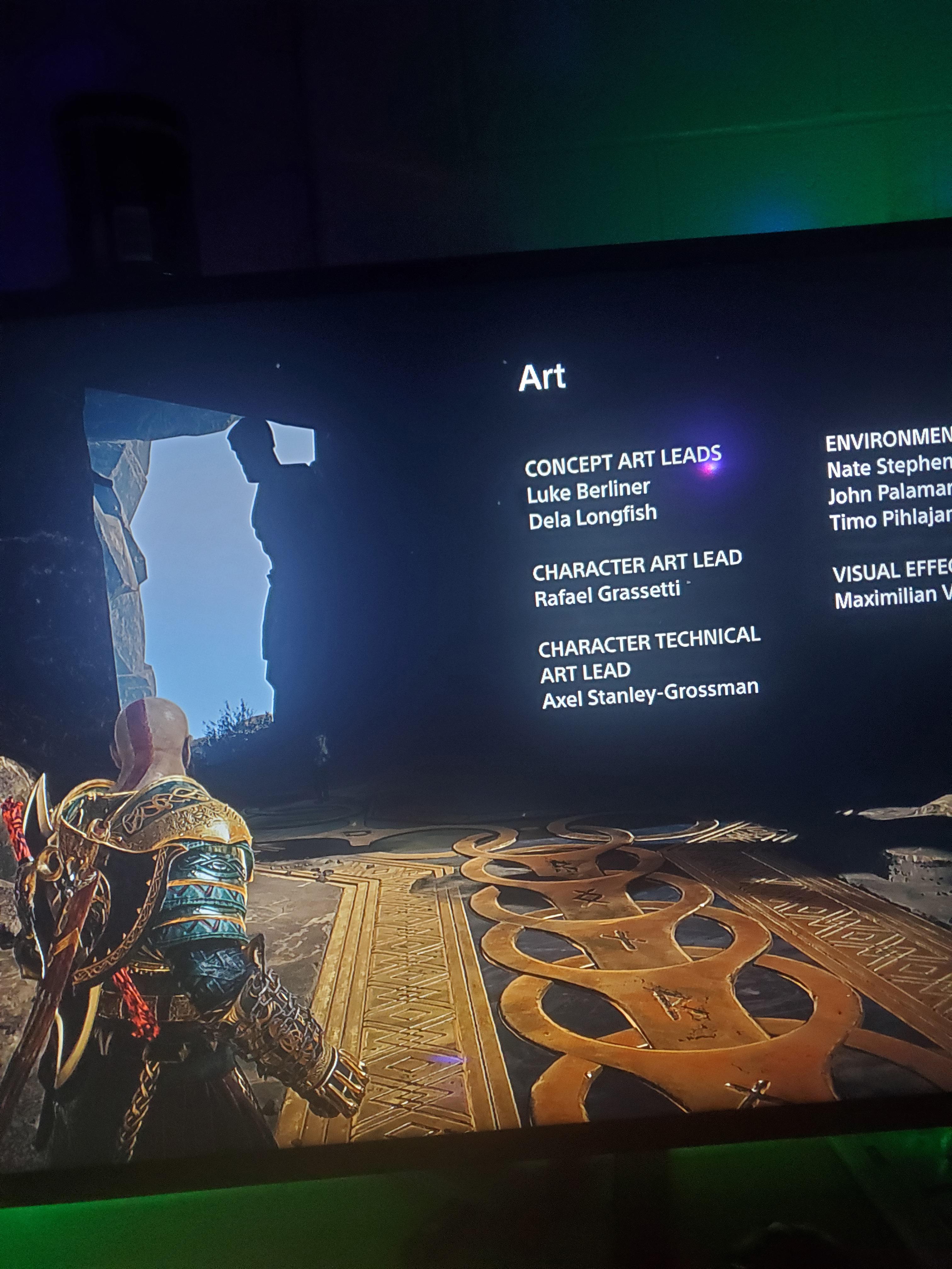 Just finished God of War, a great storyline, awesome combat and amazing art(thus I wanted to ...