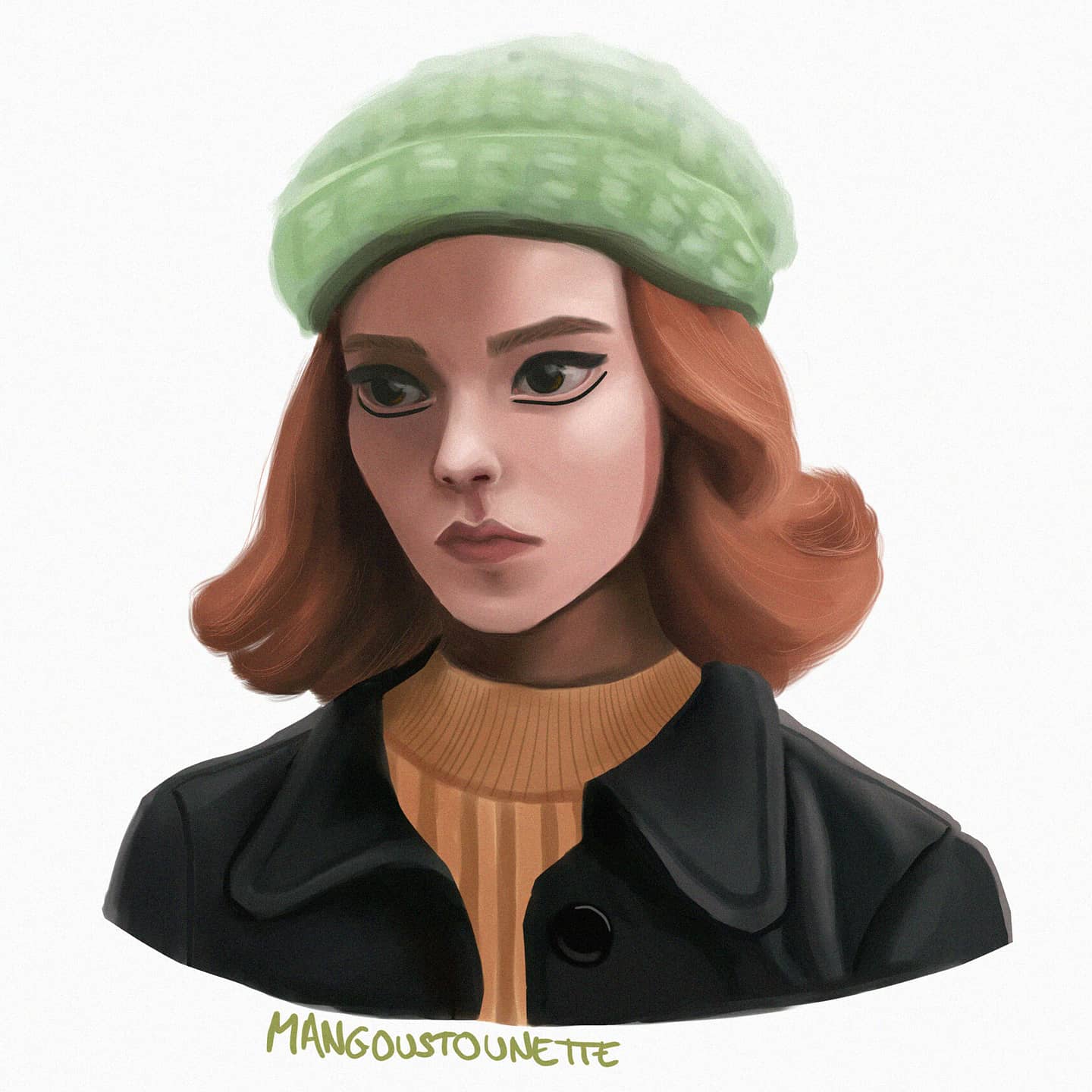 Just finished my fanart of Beth Harmon | Scrolller