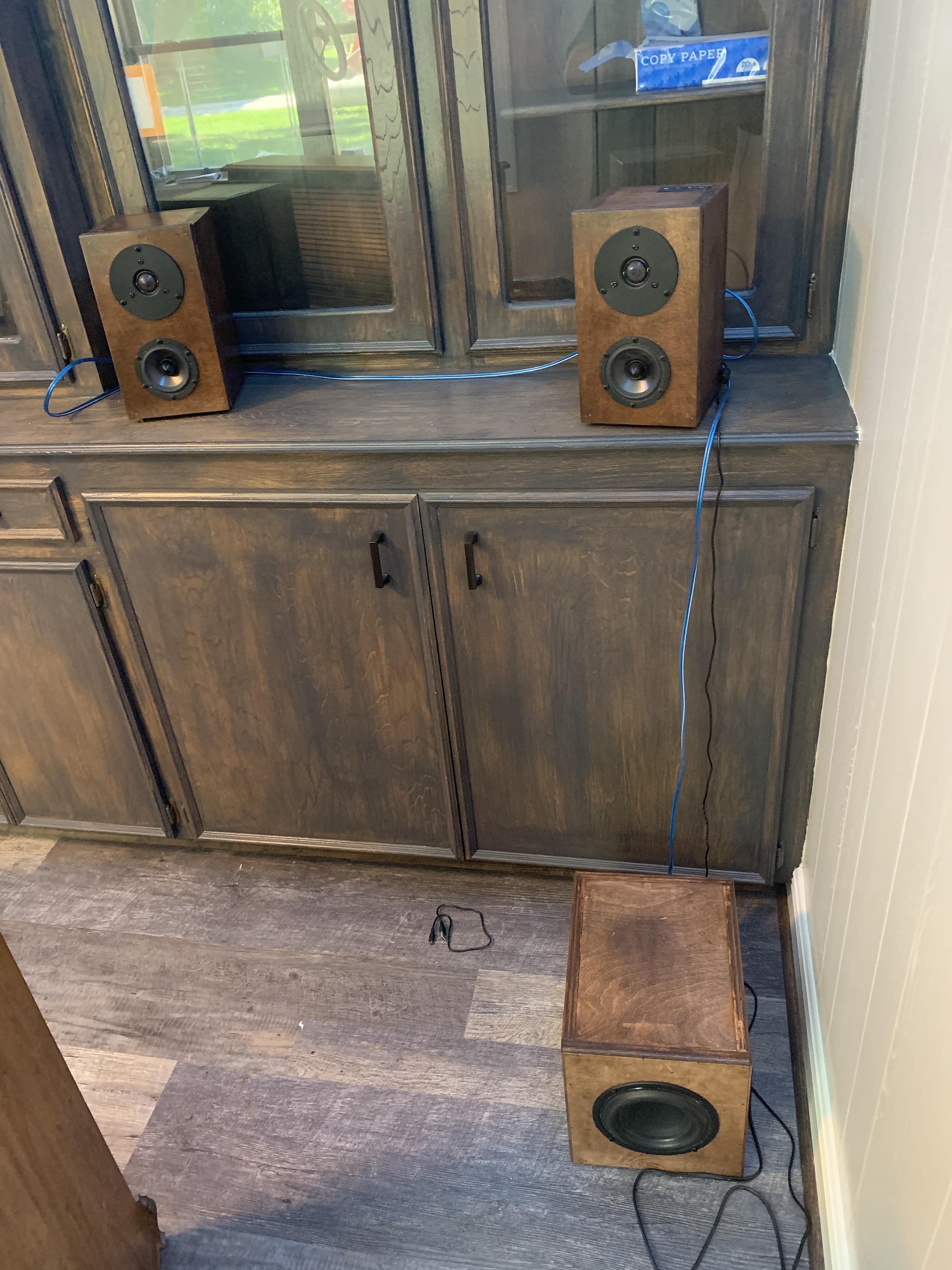 Just finished new boxes for my computer setup. | Scrolller