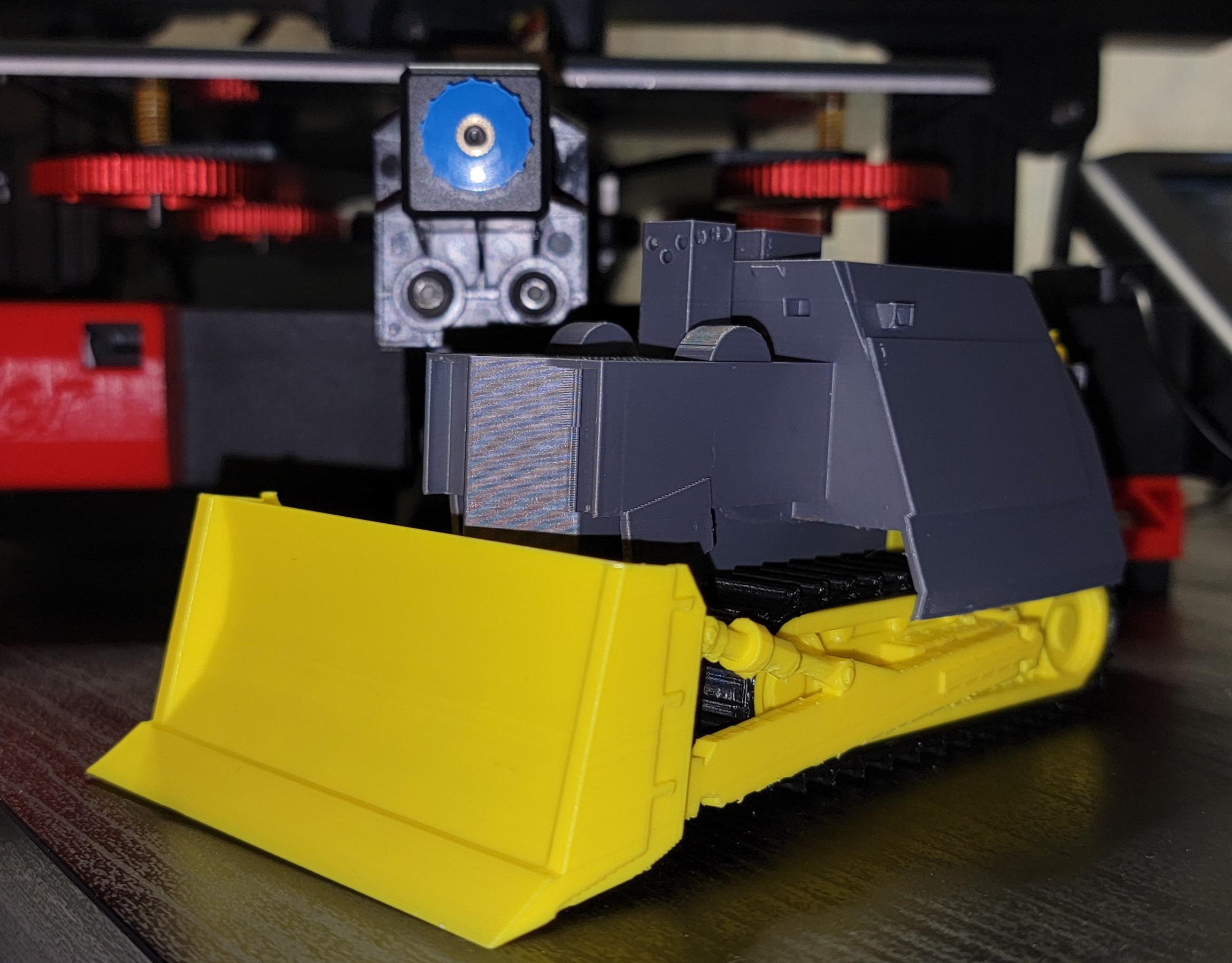 Just finished printing and gluing my Killdozer, done on an Ender 3 V2 | Scrolller