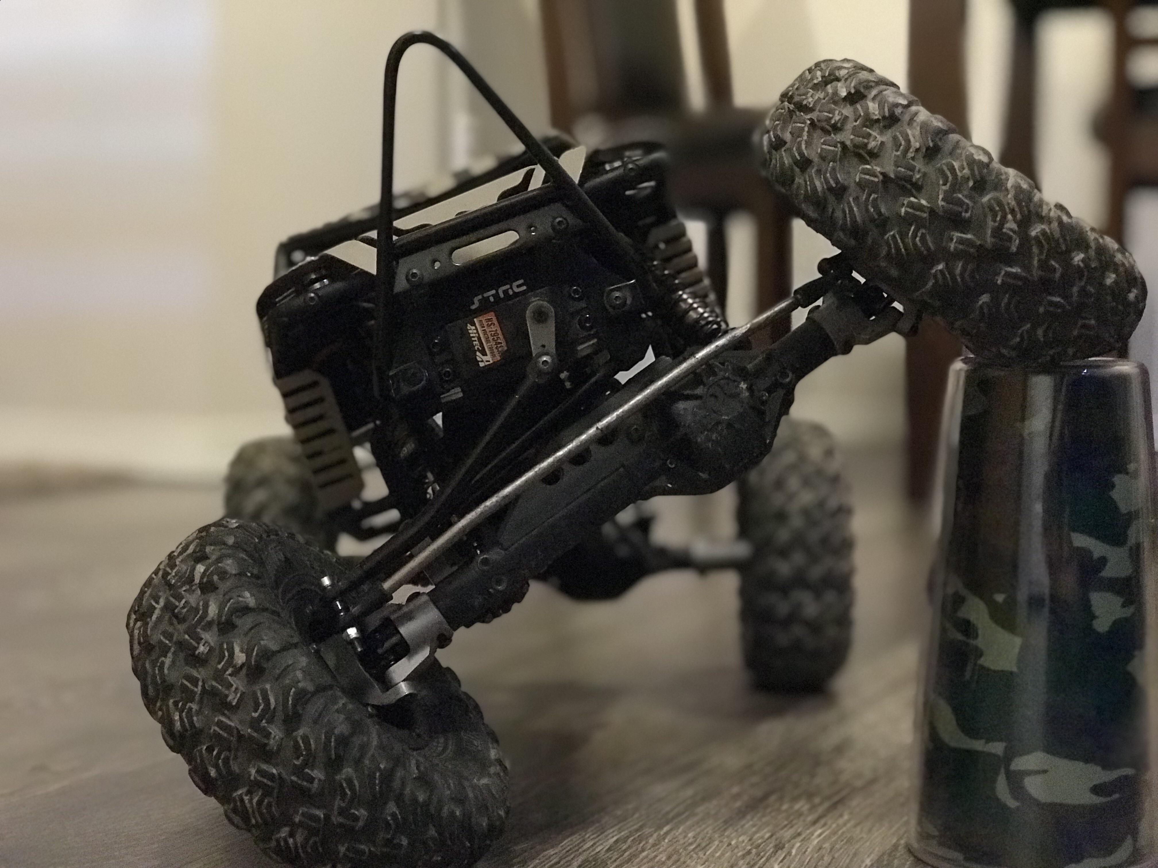 Just got the chassis mount / panhard and new bumper :) super stoked | Scrolller