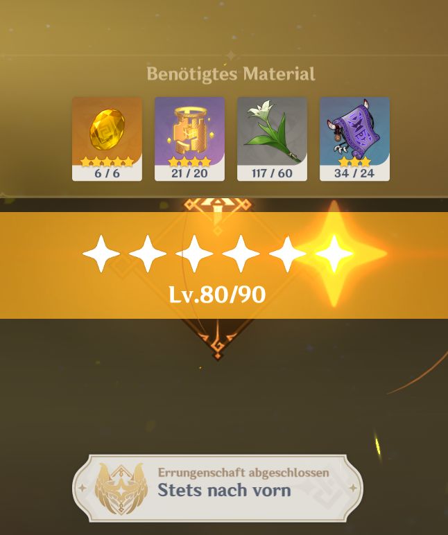 Just gotta share that Albedo is my first lvl 90 ascension :) I have 10 characters on lvl 80, but ...