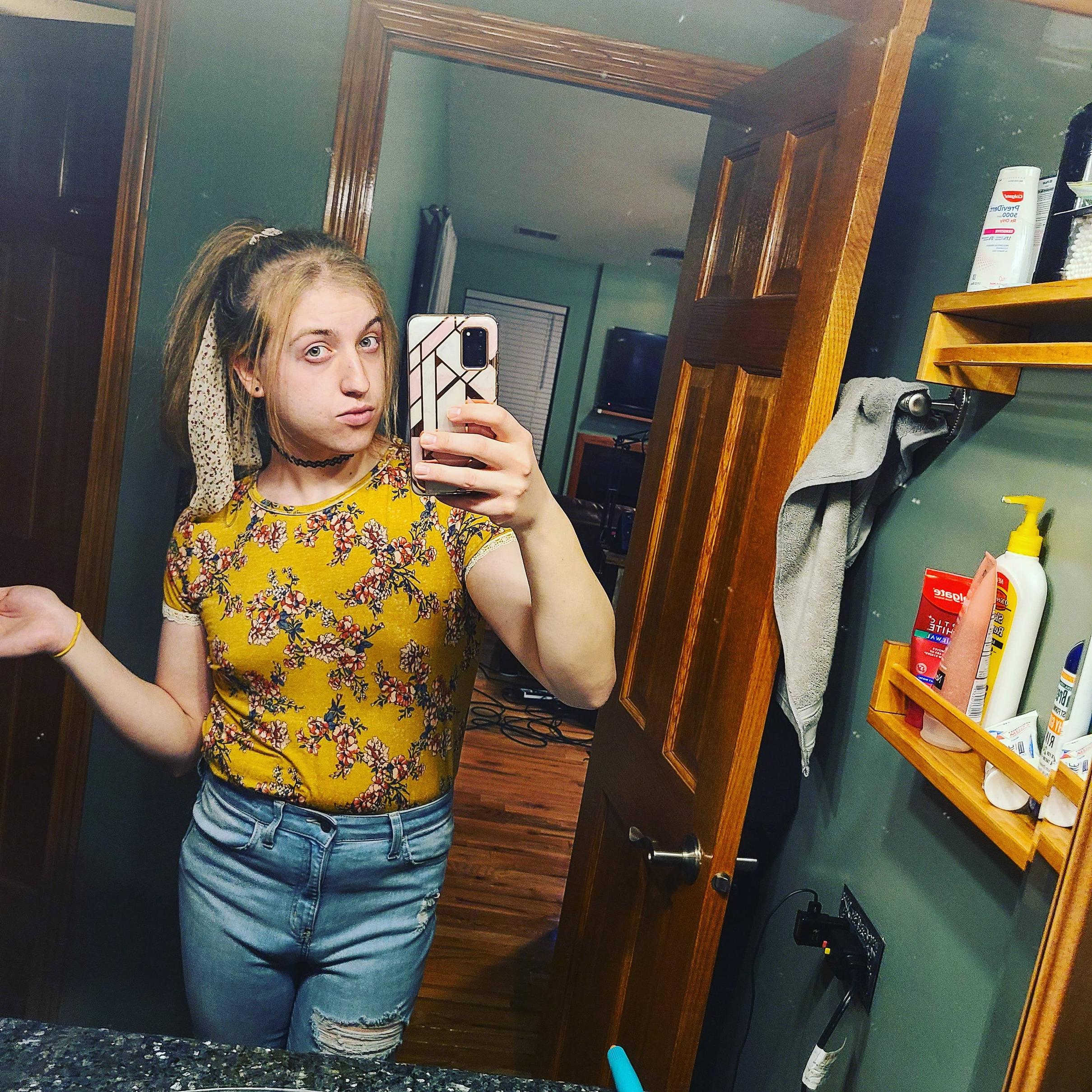 Just hit 90 days HRT yesterday ☺ took this pic to celebrate | Scrolller