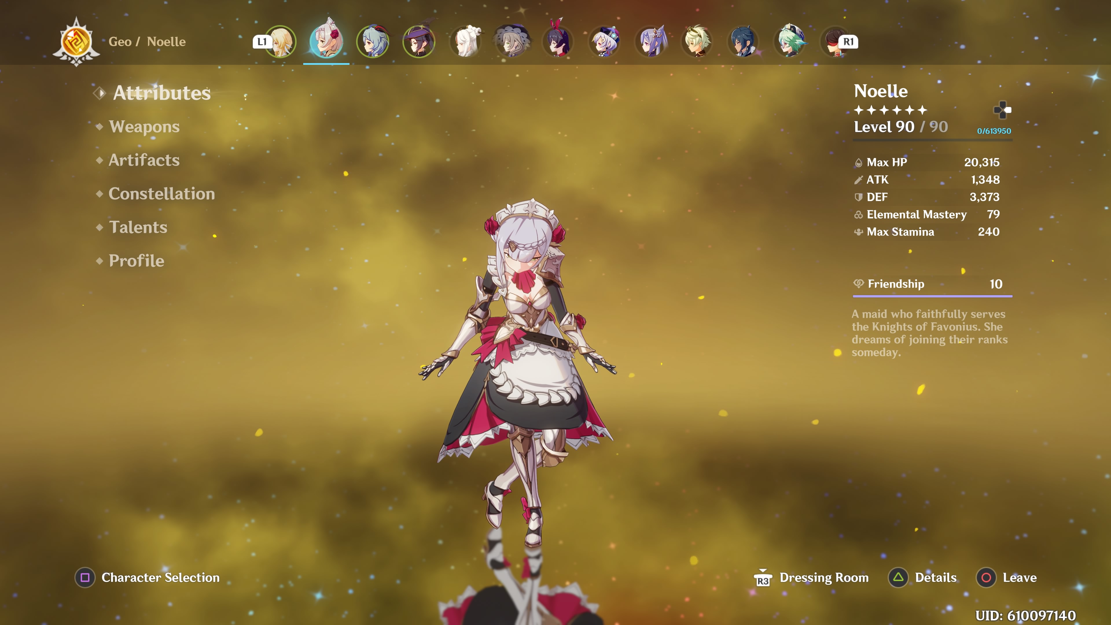 Just in time for her birthday, cleared that 3,300 Def mark with some godly rolls on her ...