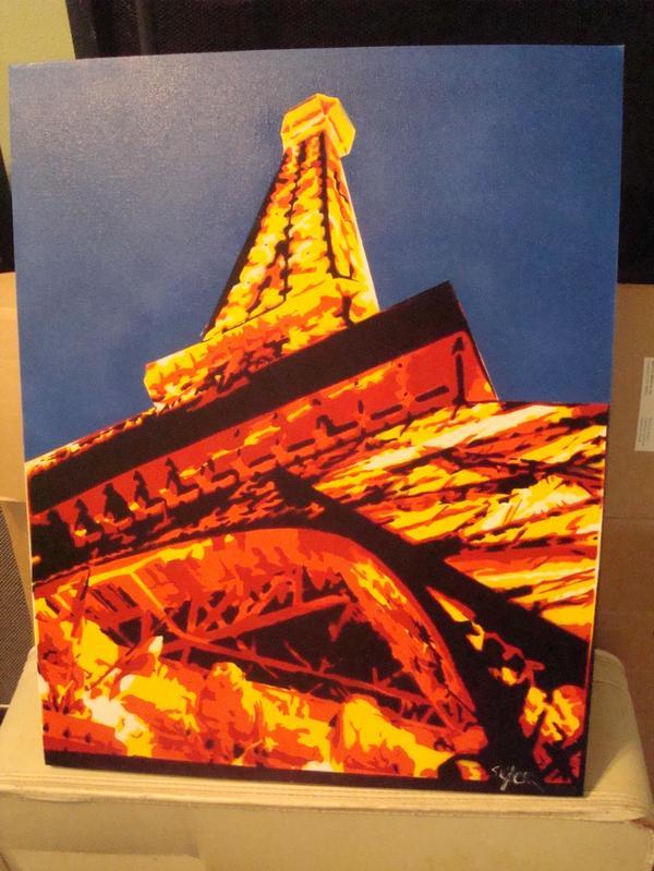 Just joined this sub reddit today! Here is a piece I did of the Eiffel ... Just joined this sub reddit today! Here is a piece I did of the Eiffel ...