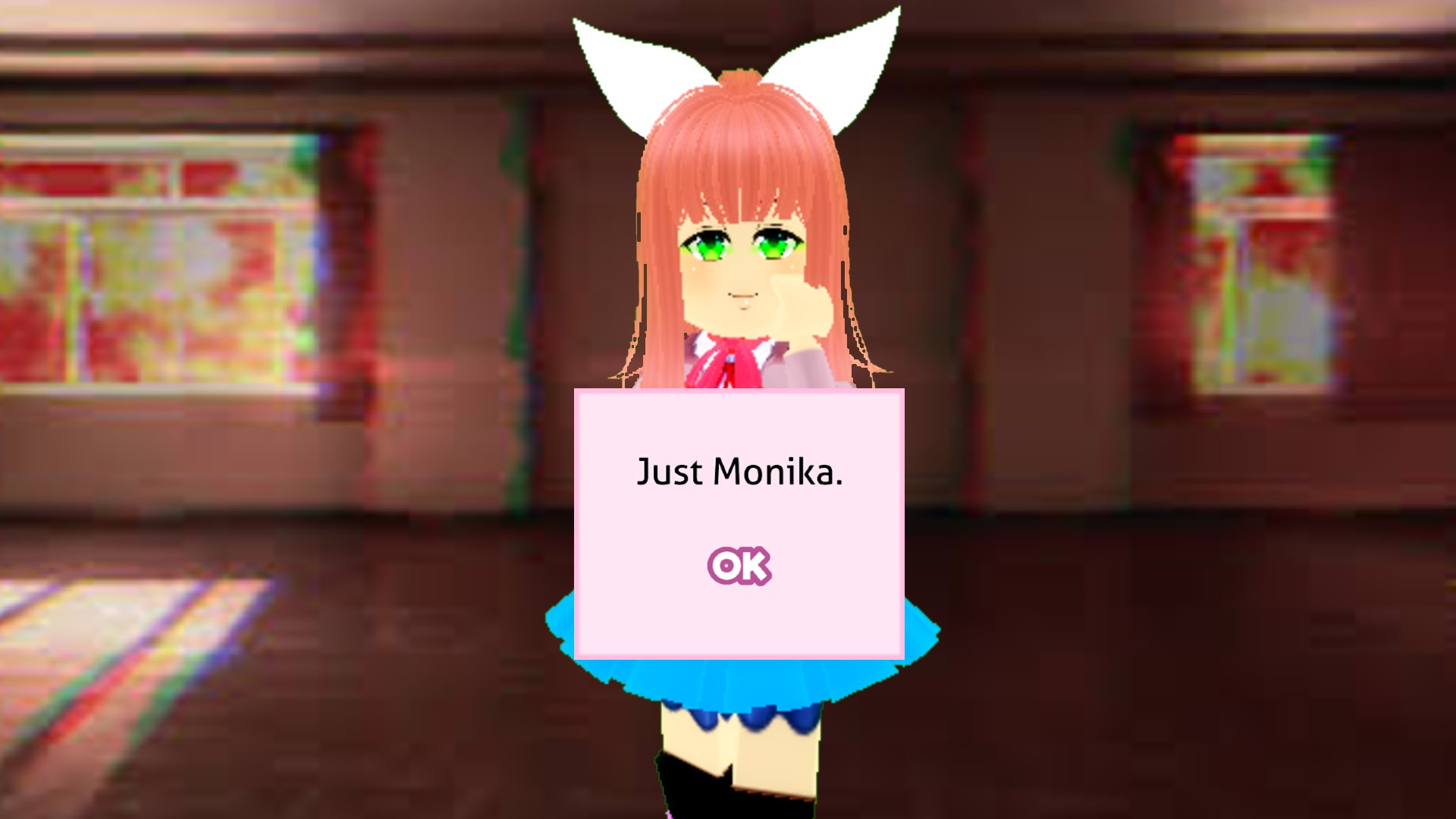 Just Monika Roblox edit | Scrolller