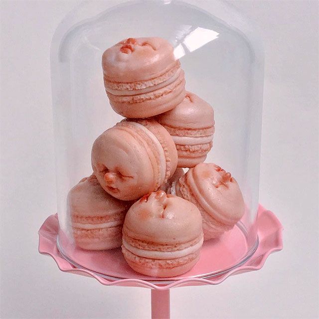 Just some baby faced macarons. | Scrolller