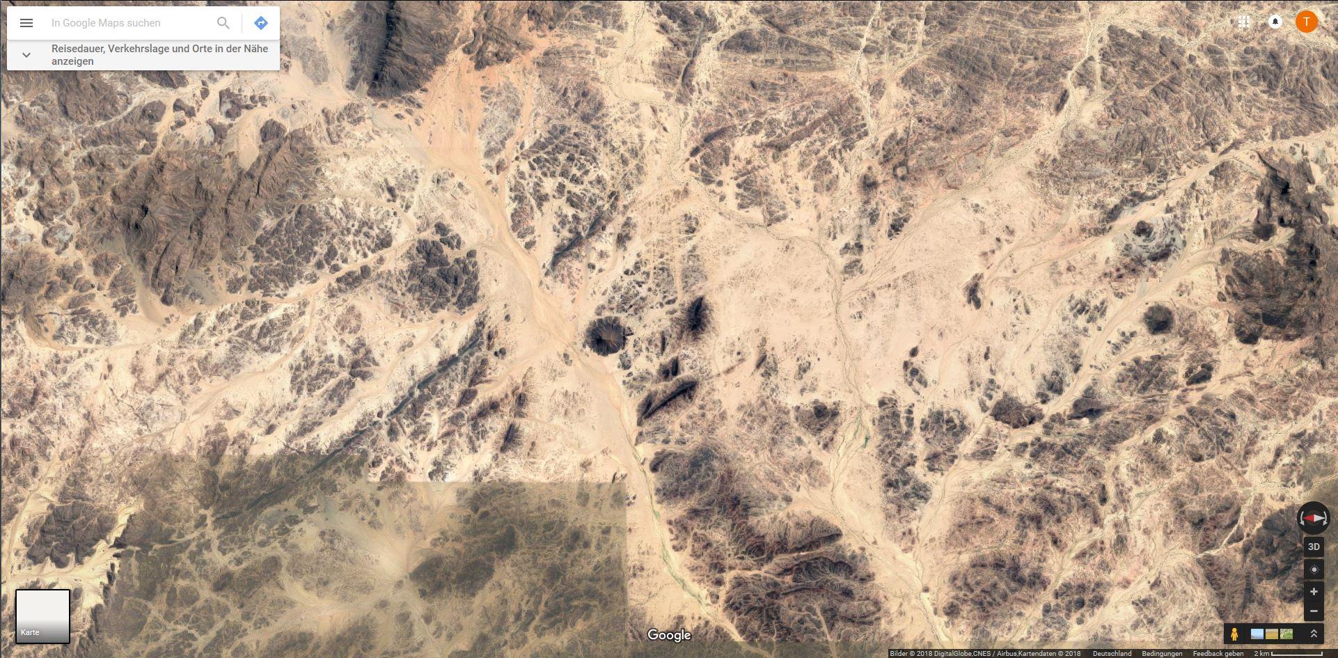 Just zoomed in a random location of the sahara in maps | Scrolller