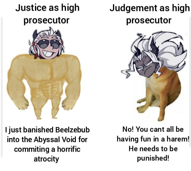 Justice vs Judgement as high prosecutor | Scrolller