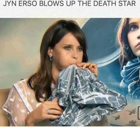 Jyn Erso Blows Up The Death Star | Scrolller