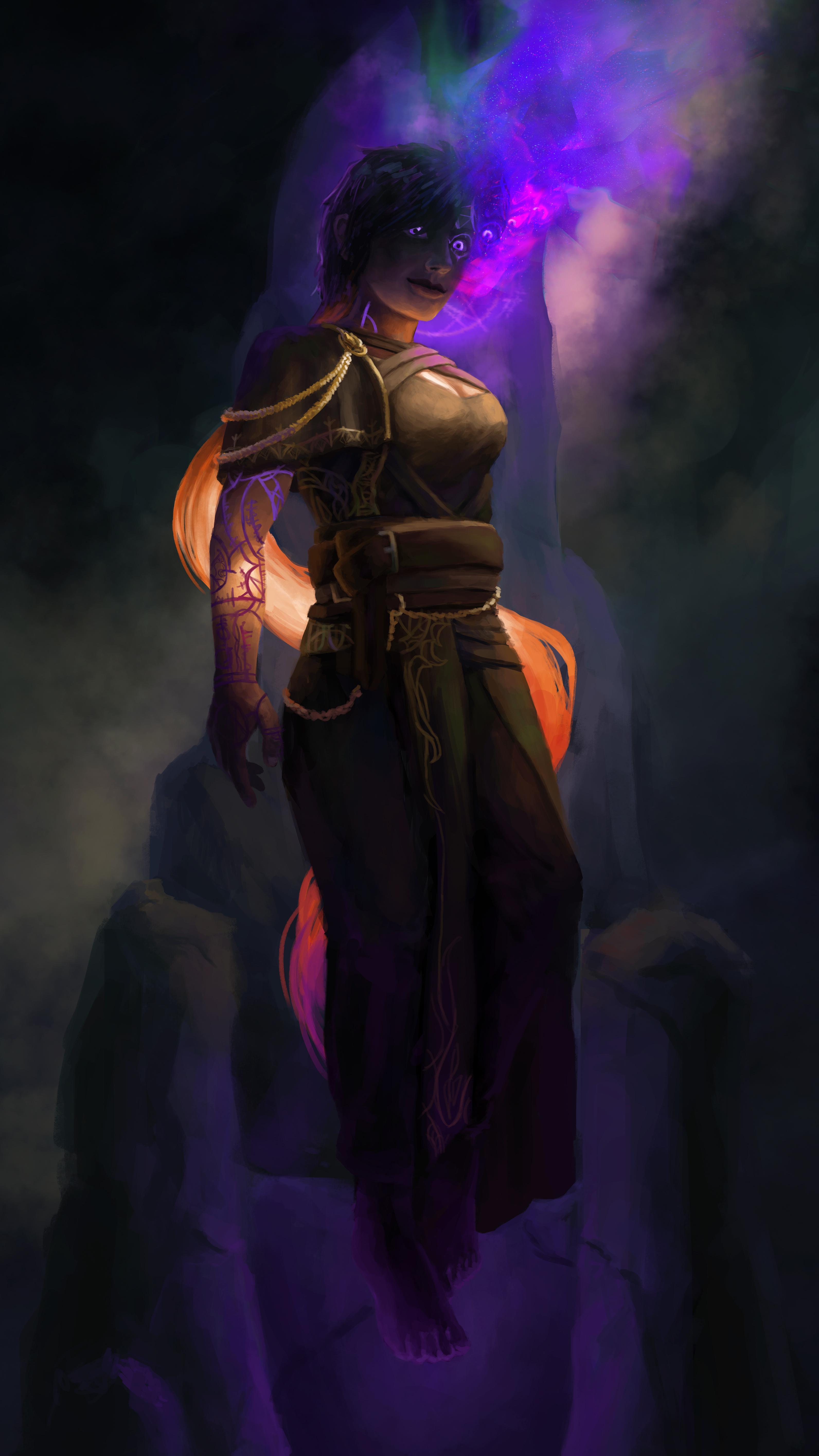 Kaia, goddess of blood and flame | Scrolller