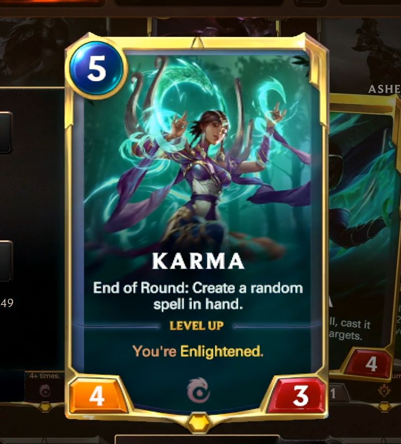 Karma in Legends of Runeterra | Scrolller