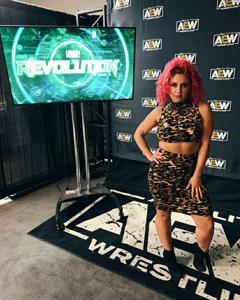 Katalina Perez at AEW Revolution! | Scrolller