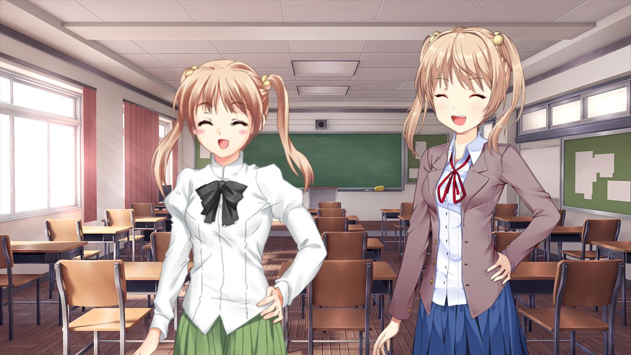 Katawa Shoujo Emi vs. Doki Doki Blue Skies Emi | Scrolller