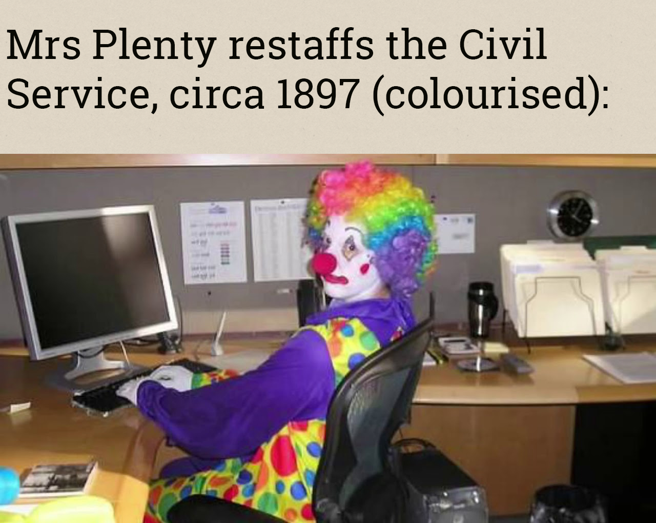 Keep out the clowns! | Scrolller