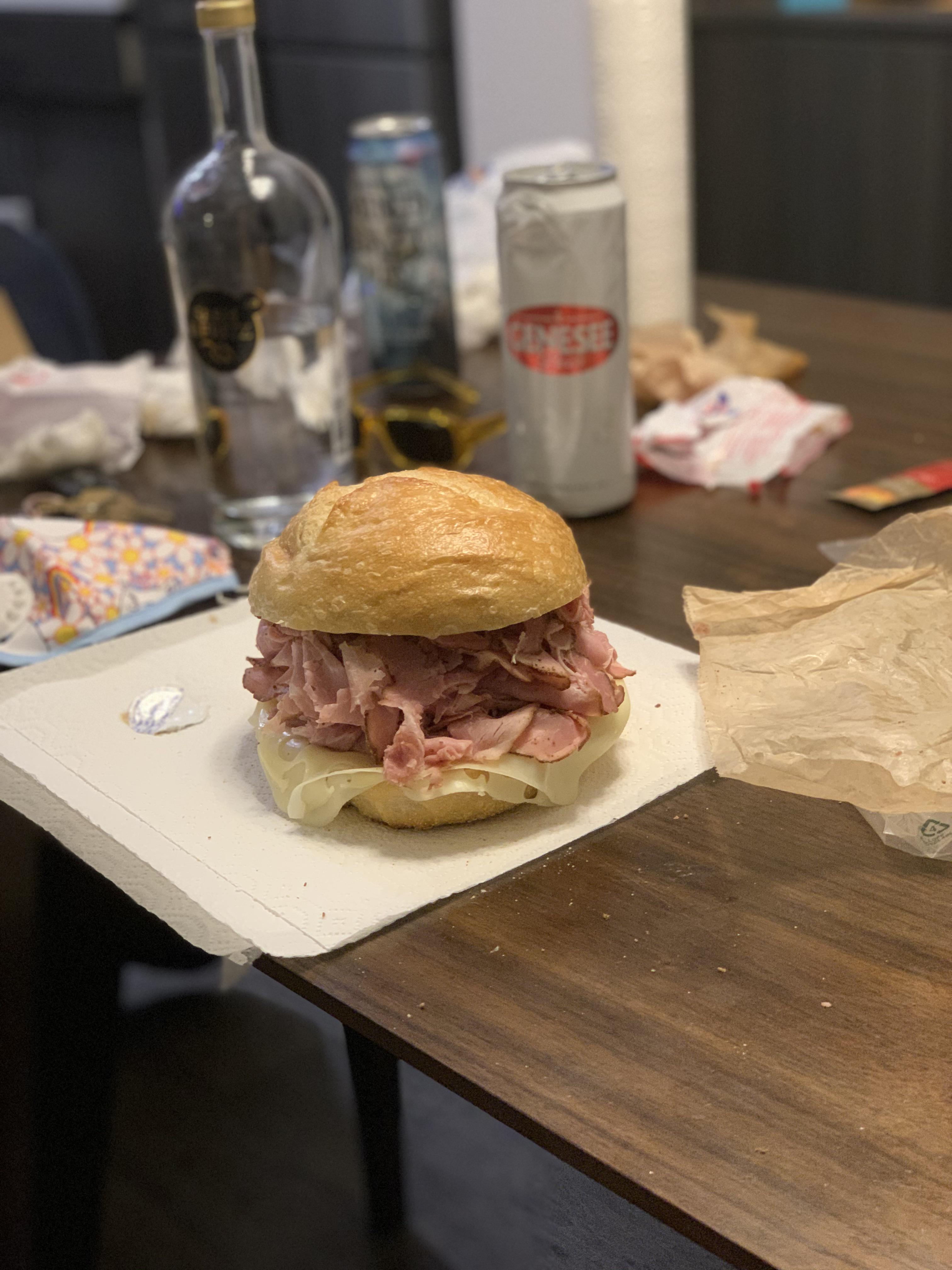 Keeping it simple. Ham n Cheese. | Scrolller