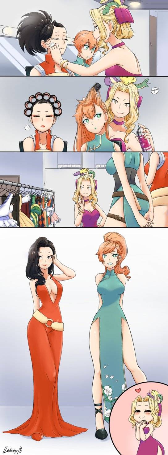 Kendo and yaoyorozu makeover | Scrolller