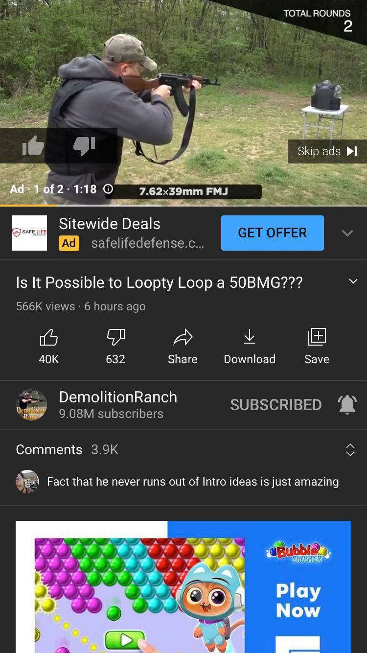 Kentucky ballistics ad on demolition ranch video lol | Scrolller