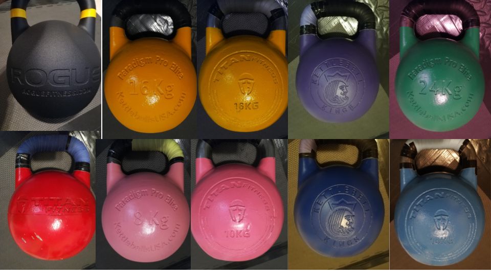 Kettlebell collection (KettlebellUSA, KettlebellKings, Titan, Rogue) | Scrolller