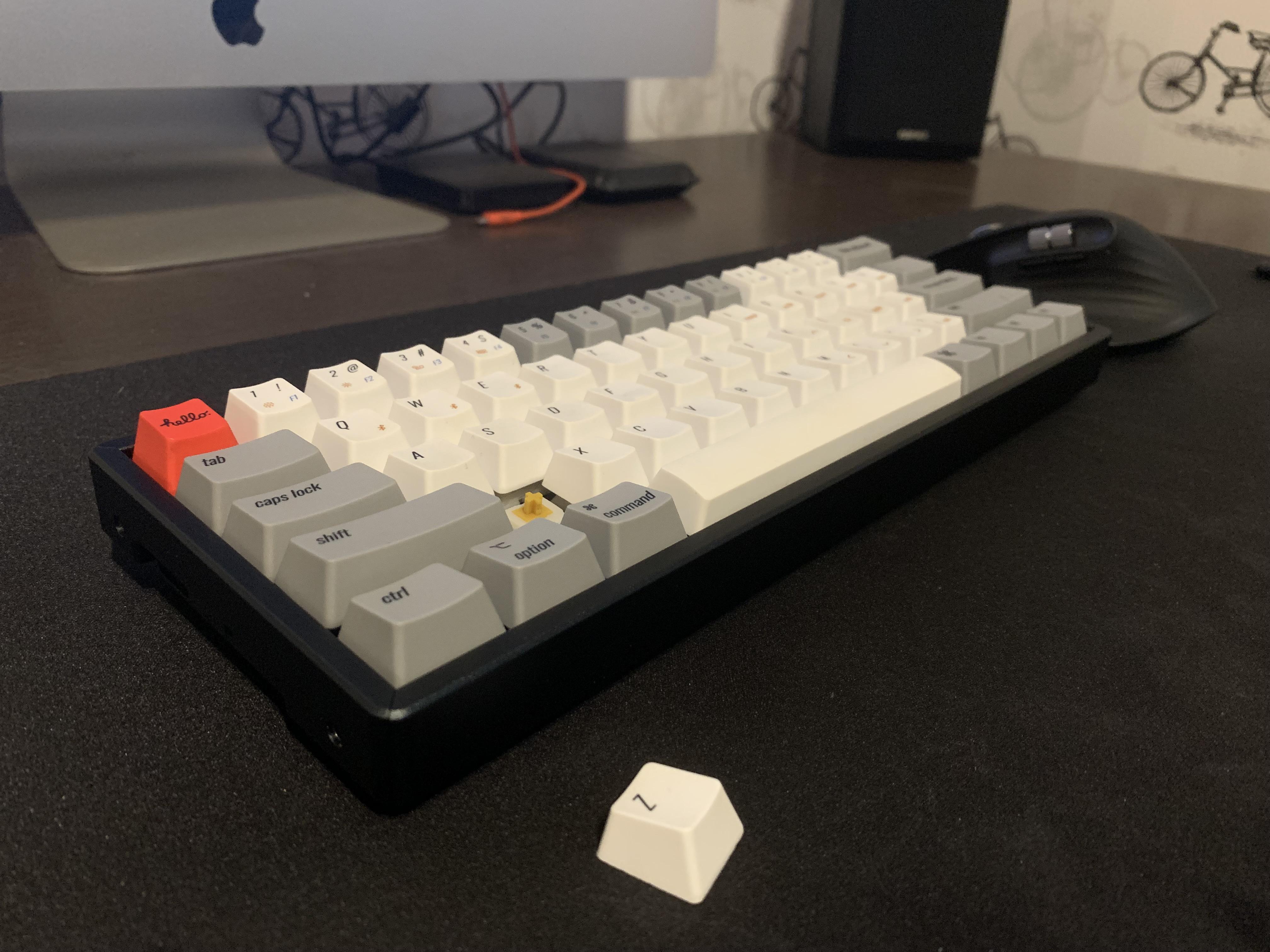 Keychron K12 with Bob U4T switches and Keychron Retro PBT keycaps. | Scrolller