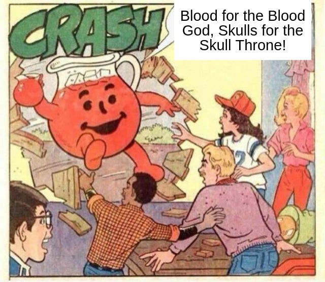 Khorne cares not from where the blood flows | Scrolller