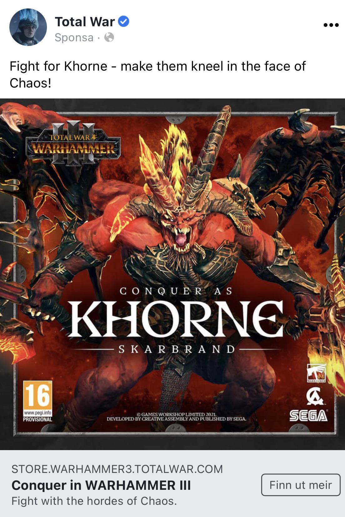 Khorne LL | Scrolller