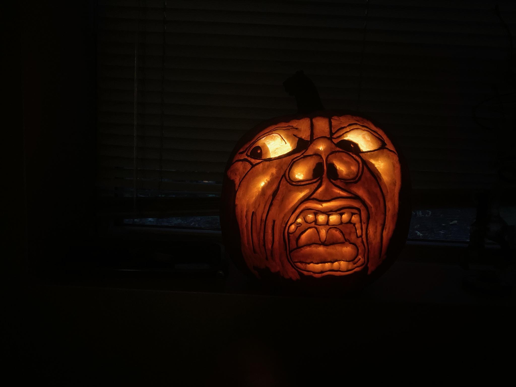 King Crimson Pumpkin Carving | Scrolller