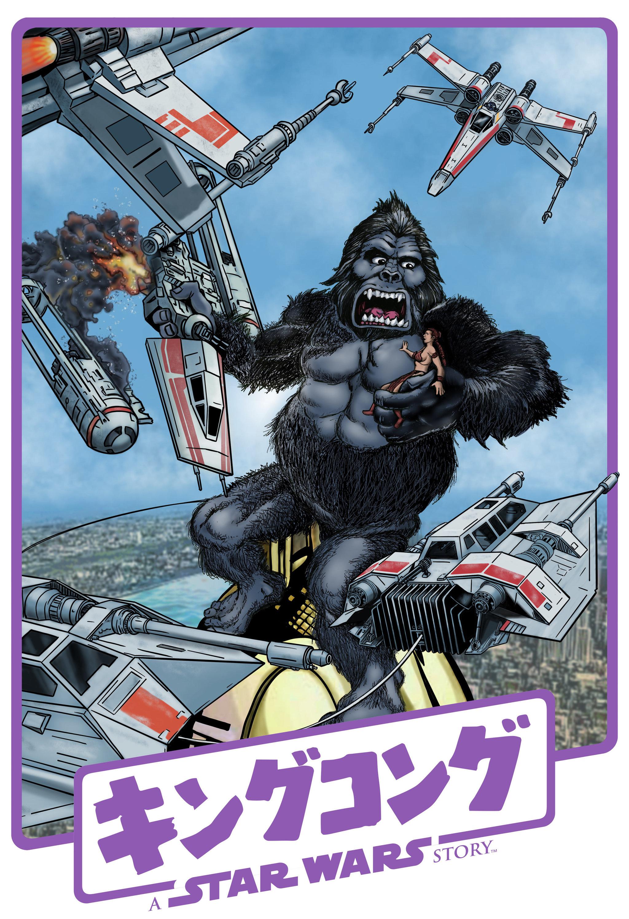 "King Kong Vs The Rebellion": art by Joe Peragino | Scrolller