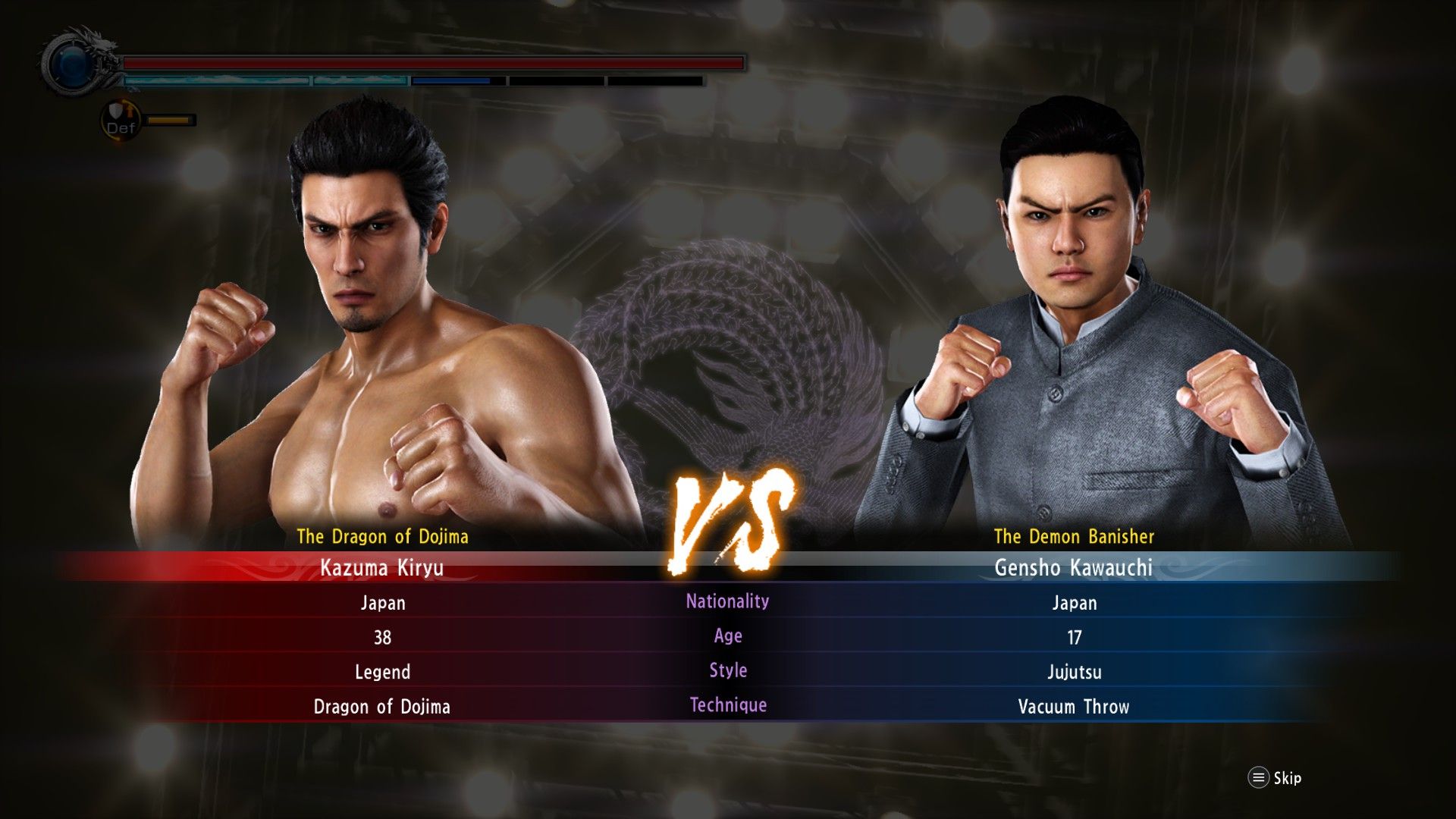 Kiryu, that's just a kid, alright? Don't hurt him... (Proceeds to do Extreme Heat Mode anyway ...