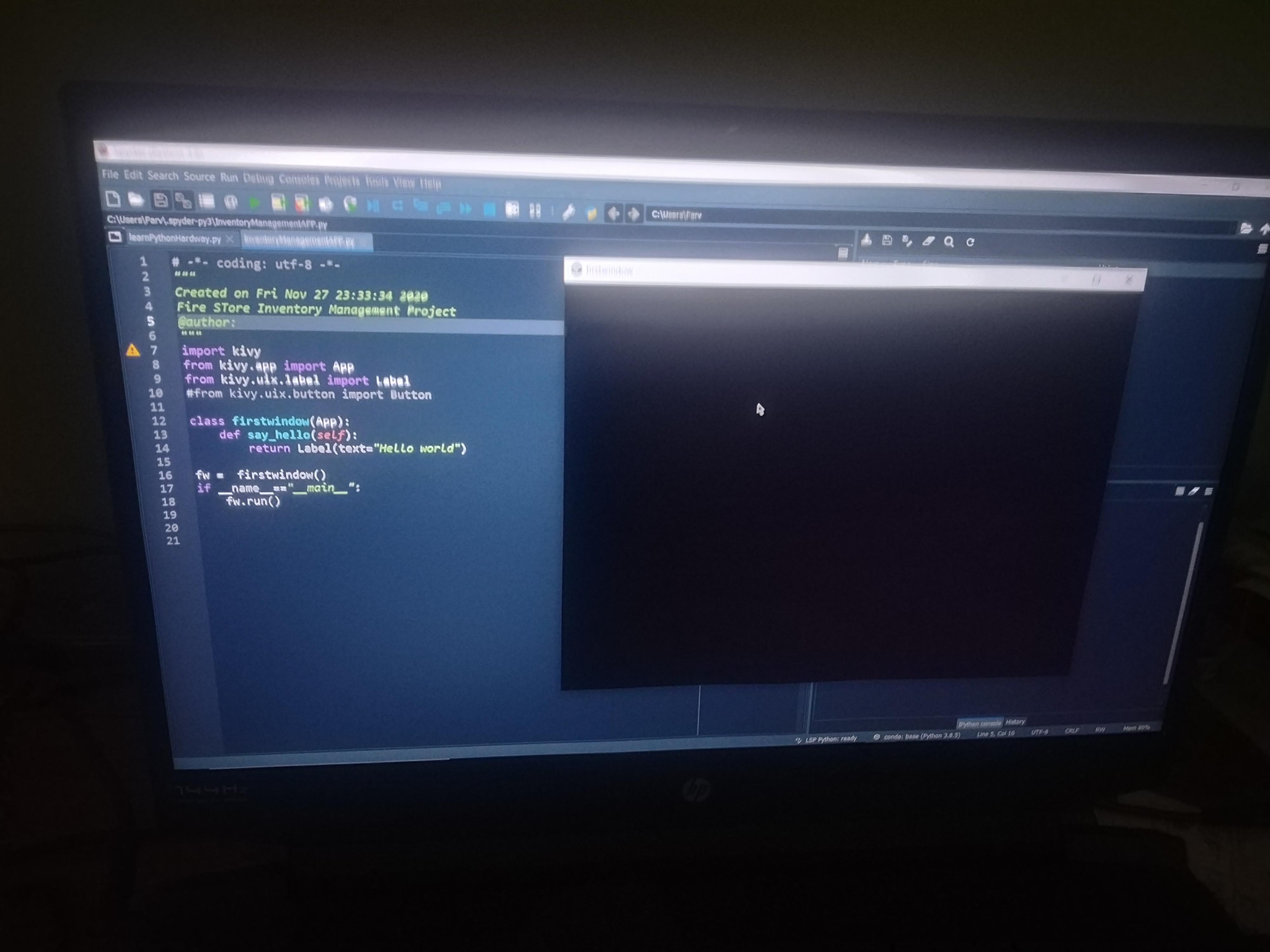 Kivy screen blank no text | Scrolller