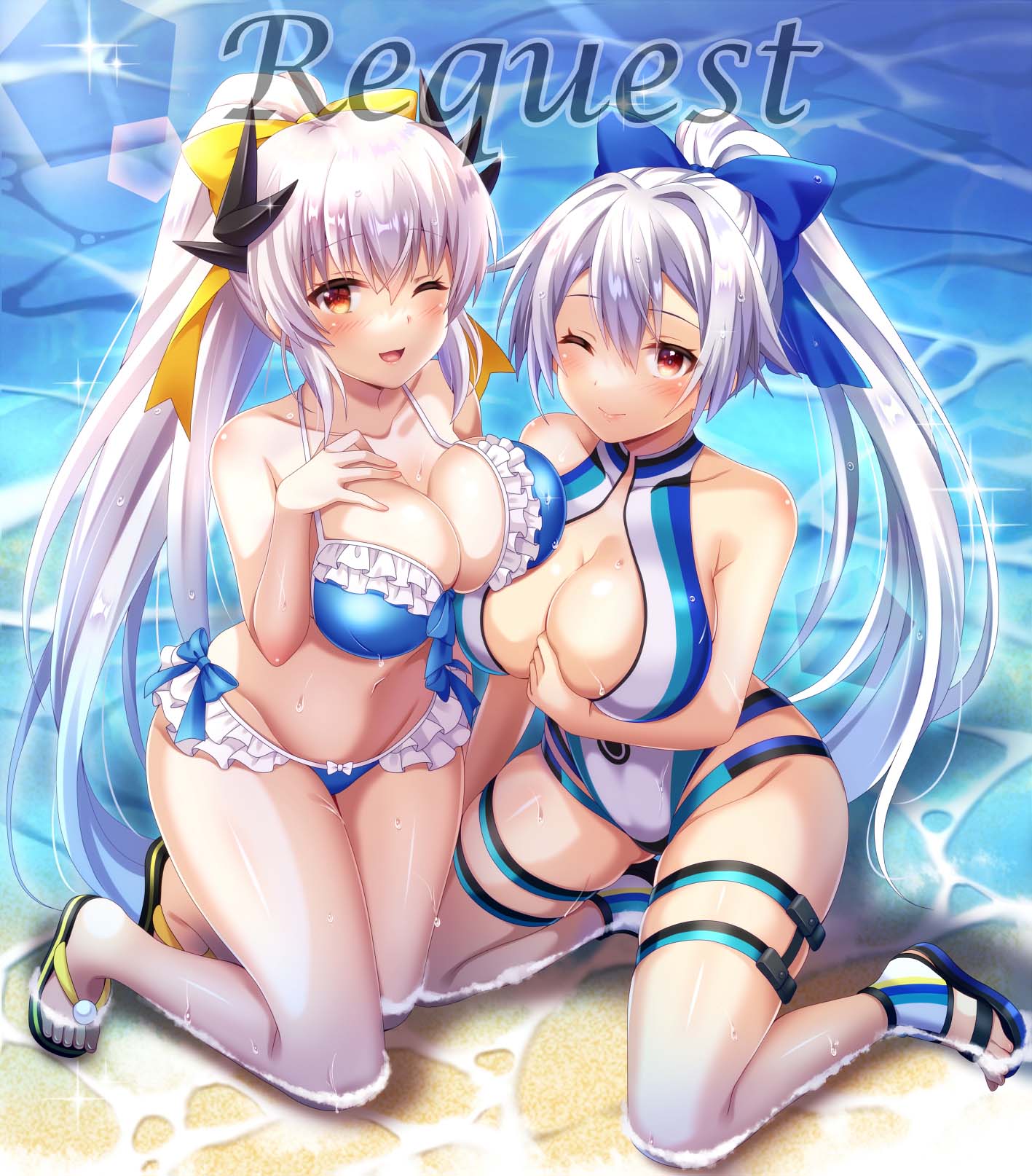 Kiyohime & Tomoe Gozen Swimsuits | Scrolller