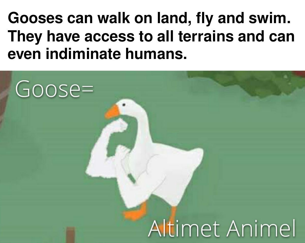 KNEEL BEFORE THE GOOSE! | Scrolller