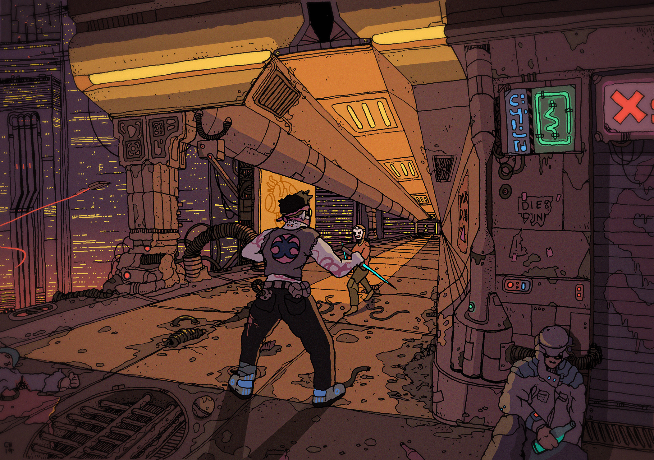 Knife Dancers by Christian Herman | Scrolller