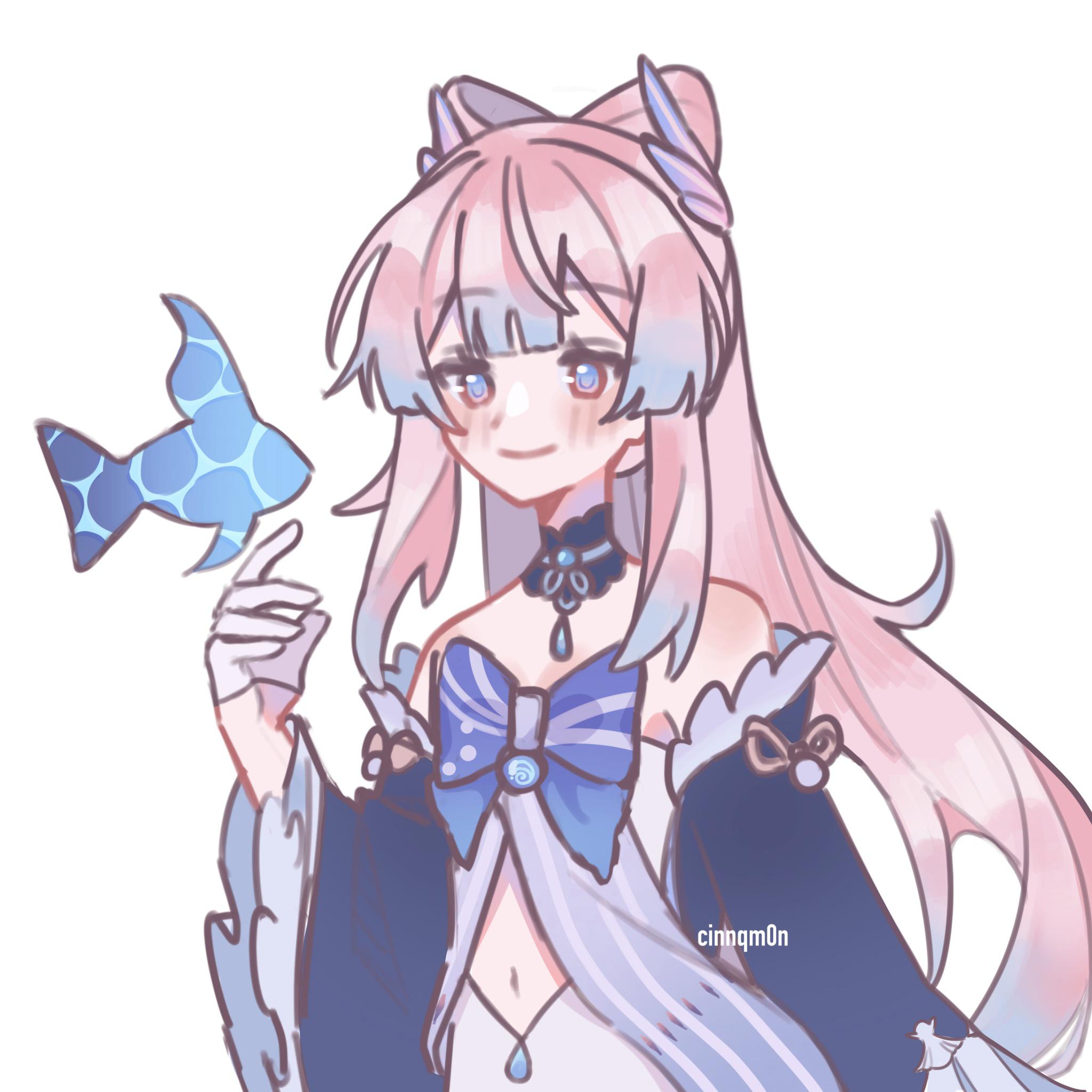 kokomi and fishy | Scrolller