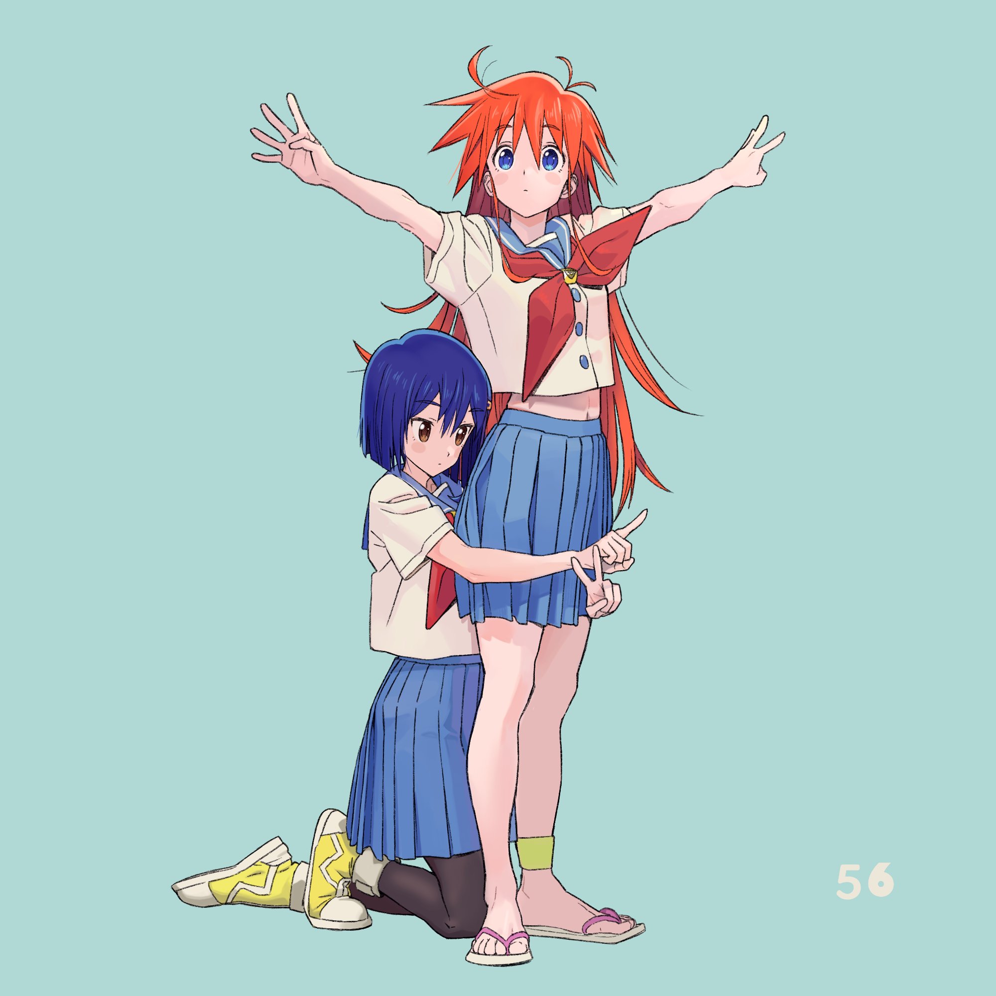 Kokomine Cocona & Papika [Flip Flappers] | Scrolller