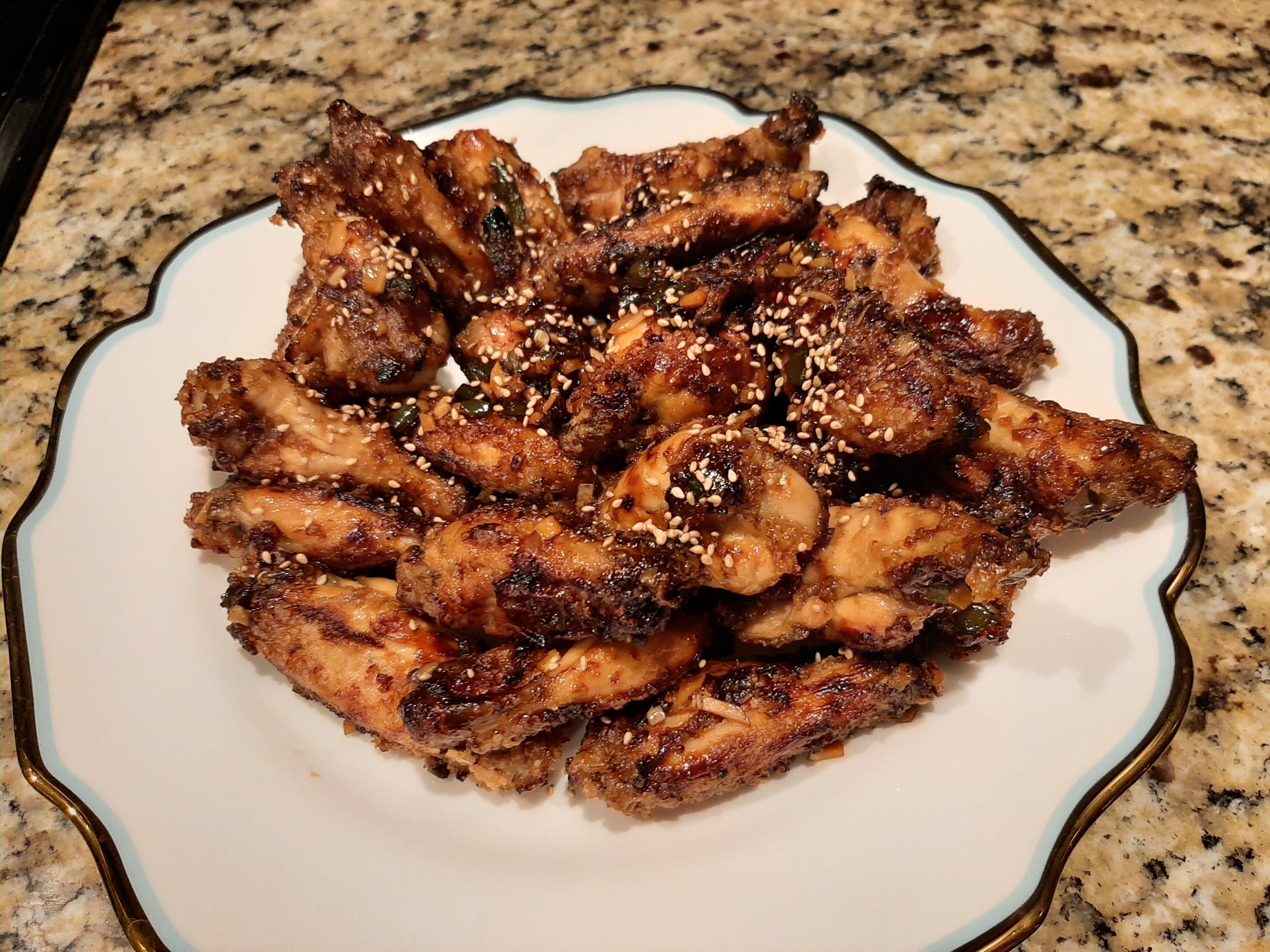 Korean soy garlic jalapeño chicken wings | Scrolller