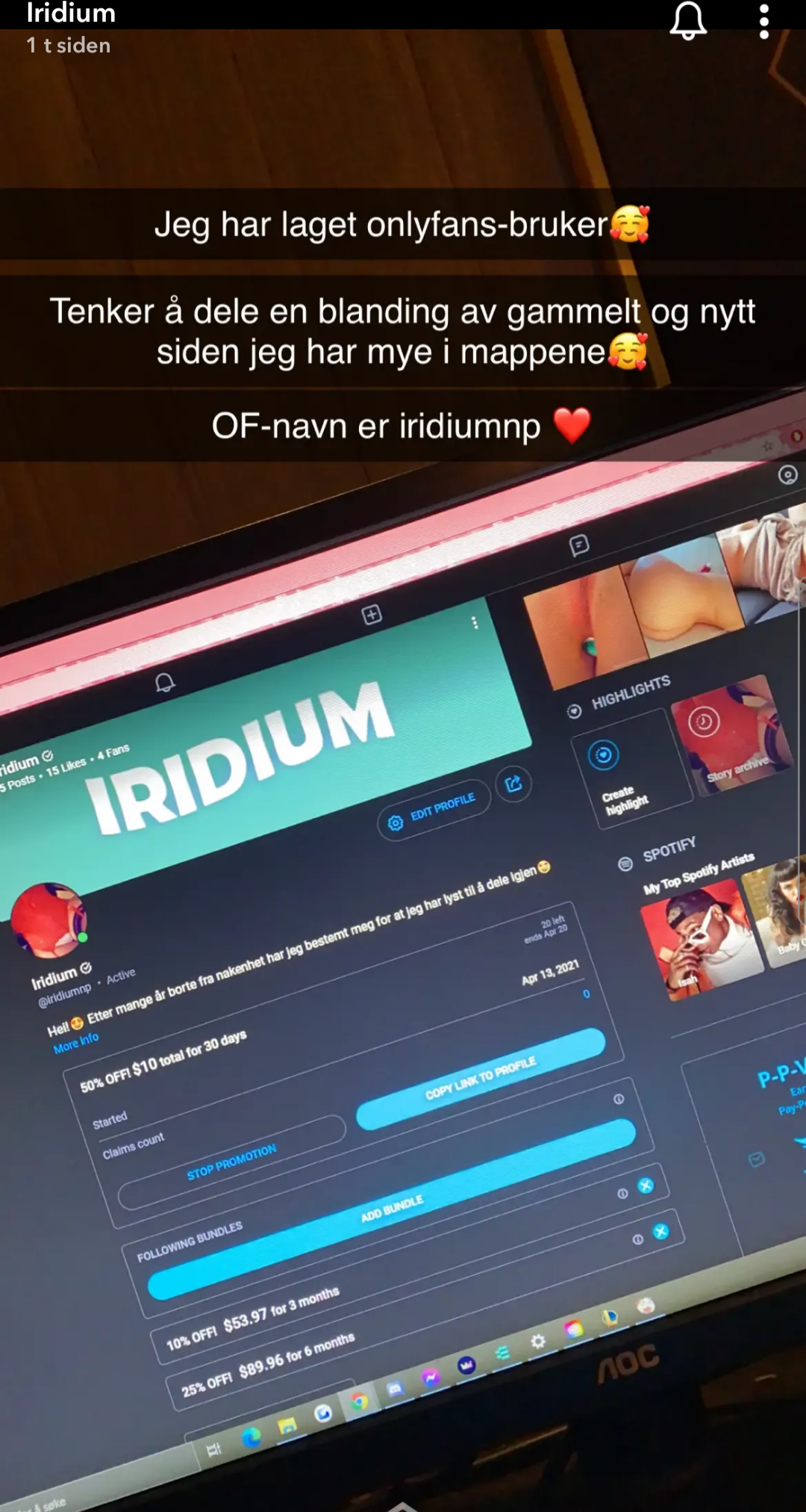 Kult å Se At Iridiumnp Endelig Har Kommet Seg På Of For Den Prisen Der Er Det Bare å Subbe