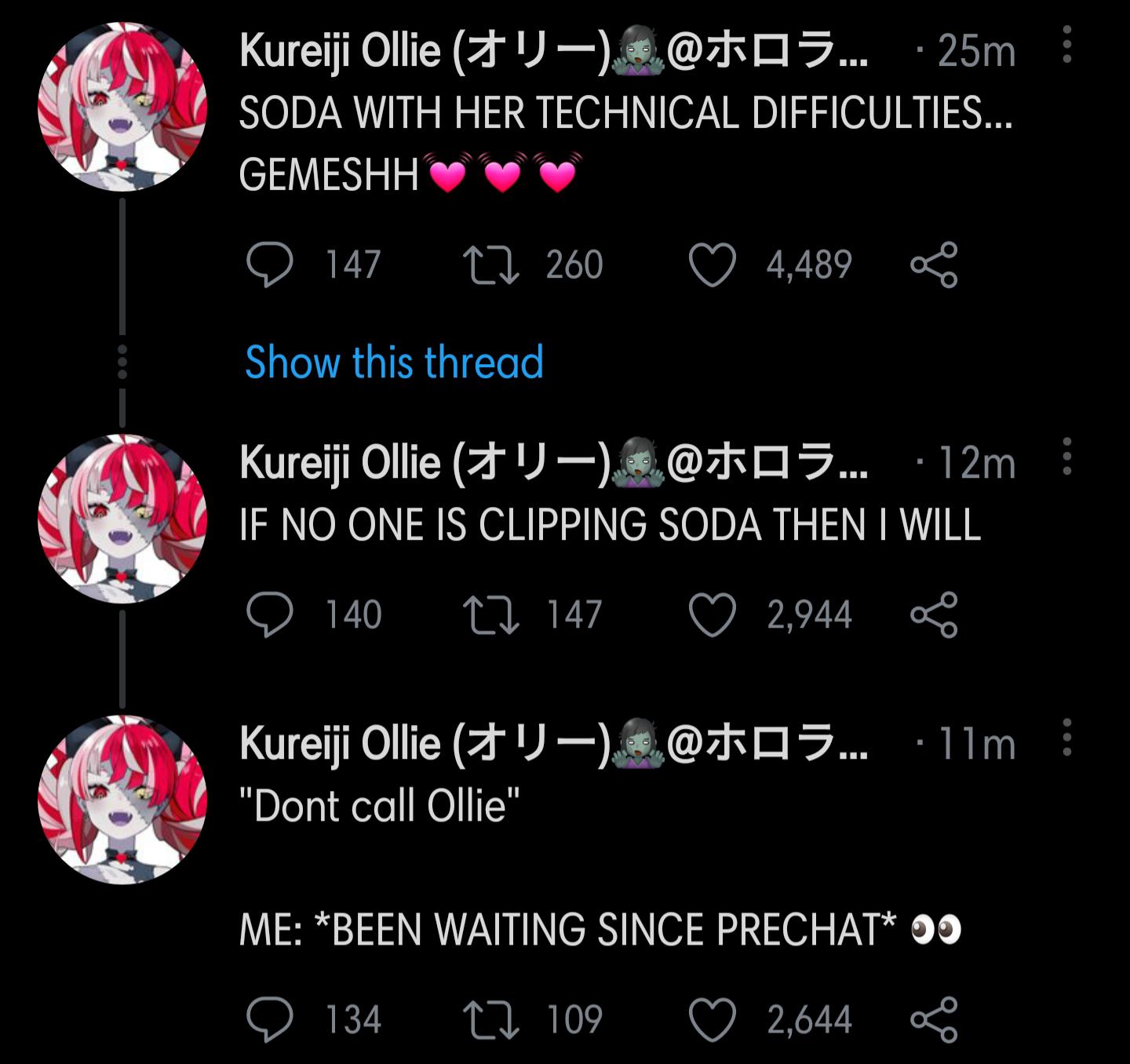 Kureiji Ollie, Simper of Simps, Clipper of Clippers | Scrolller
