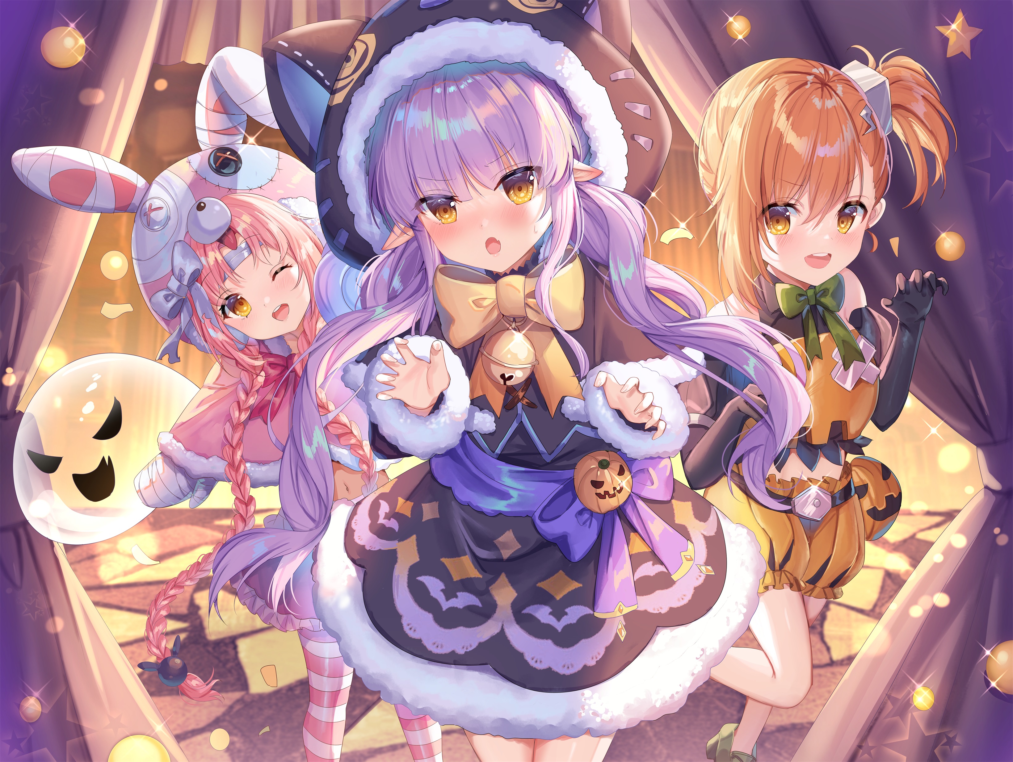 Kyoka, Mimi, and Misogi trick-or-treating | Scrolller