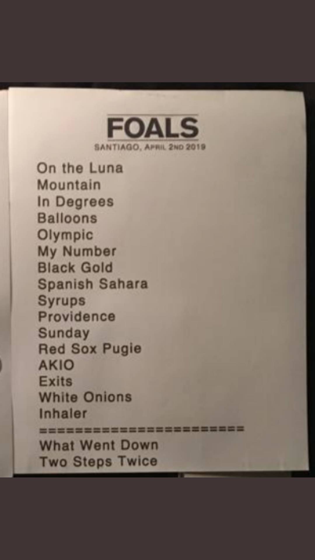 La cupula, Chile setlist | Scrolller