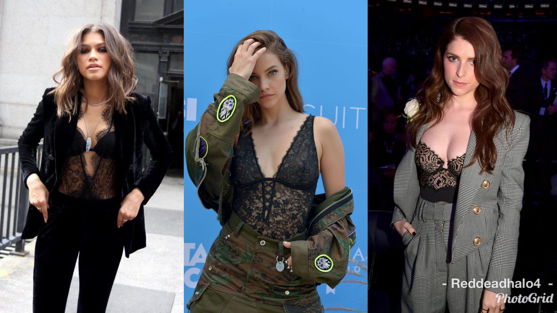 Lacy Blouses in Public: Zendaya, Barbara Palvin, Anna Kendrick | Scrolller