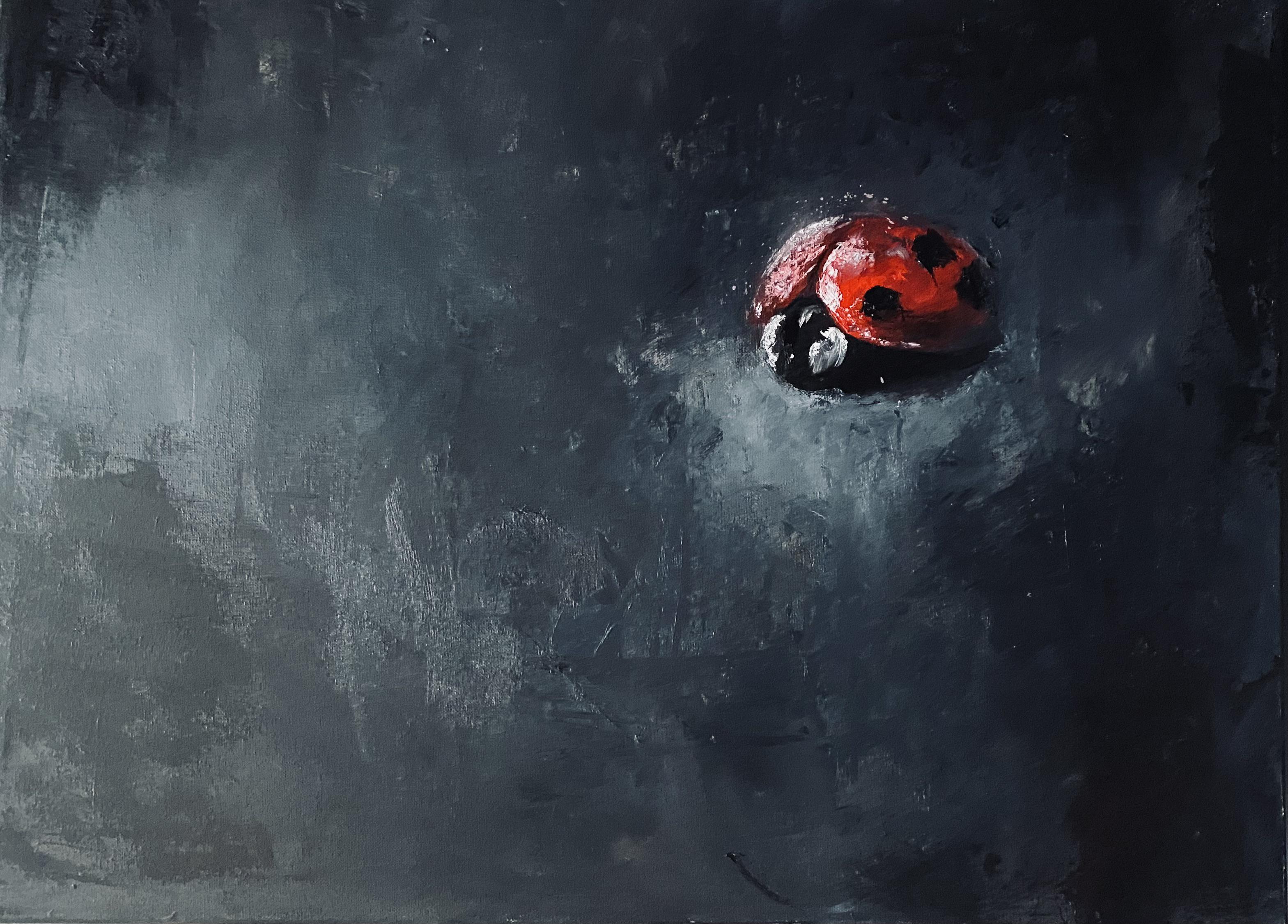 Ladybug, me, oilpainting, 2021 | Scrolller