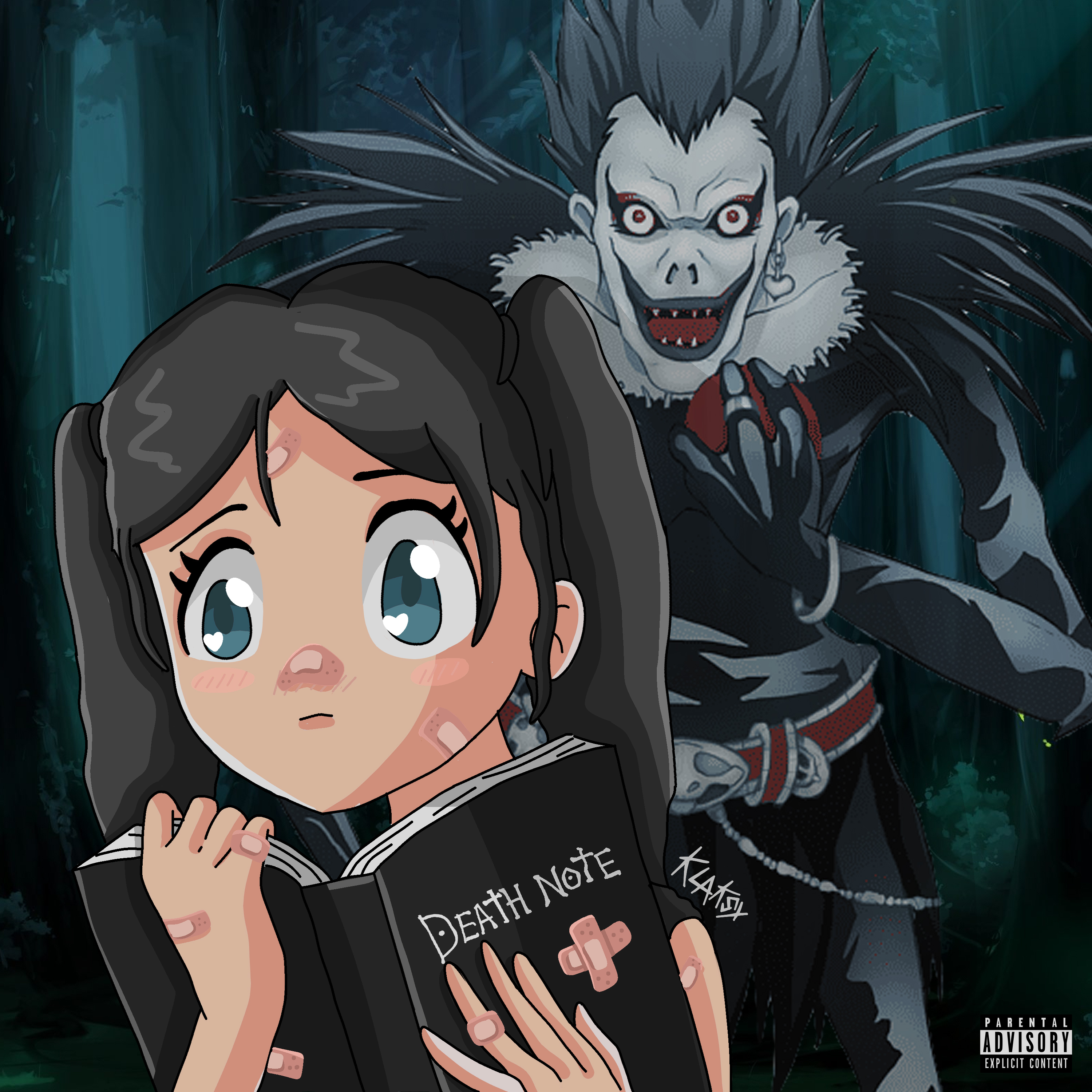 Lael Hansen Death Note Artwork - Instagram @klaksy.exe | Scrolller