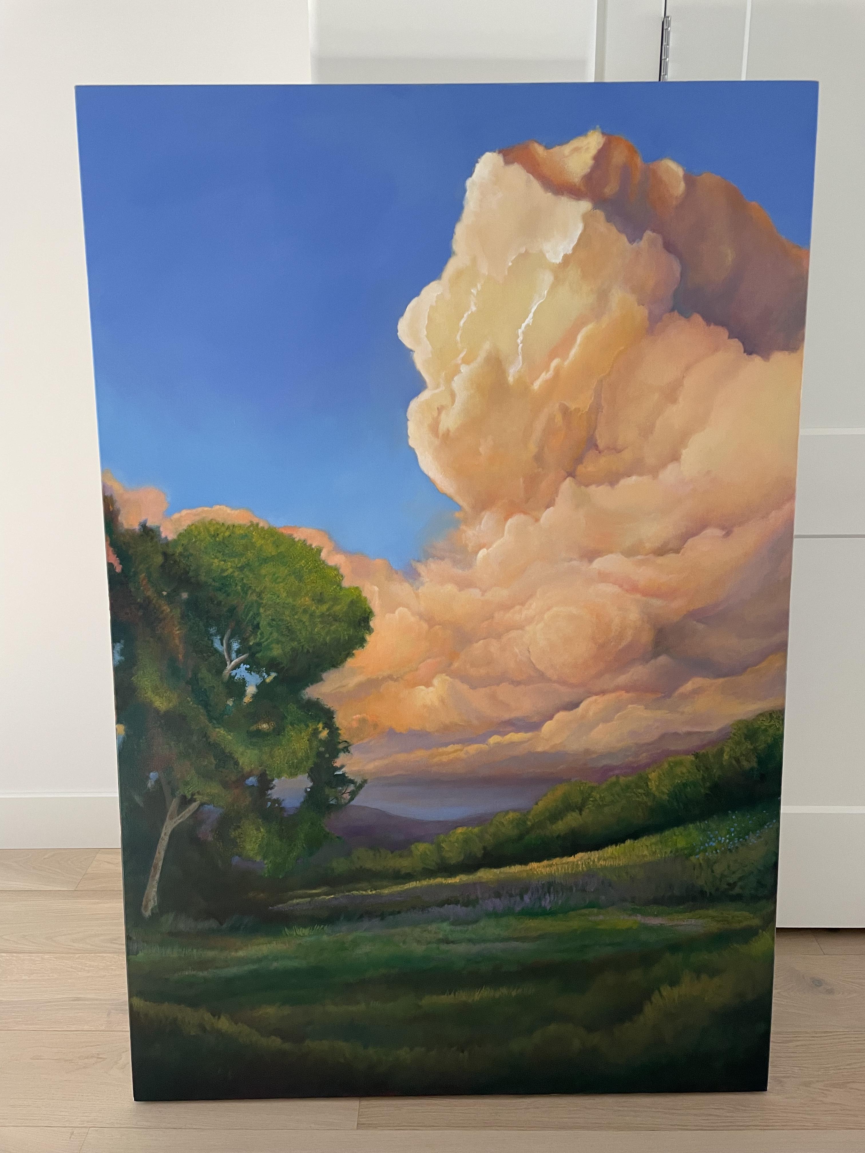 Landscape study, me, oil, 2021 | Scrolller