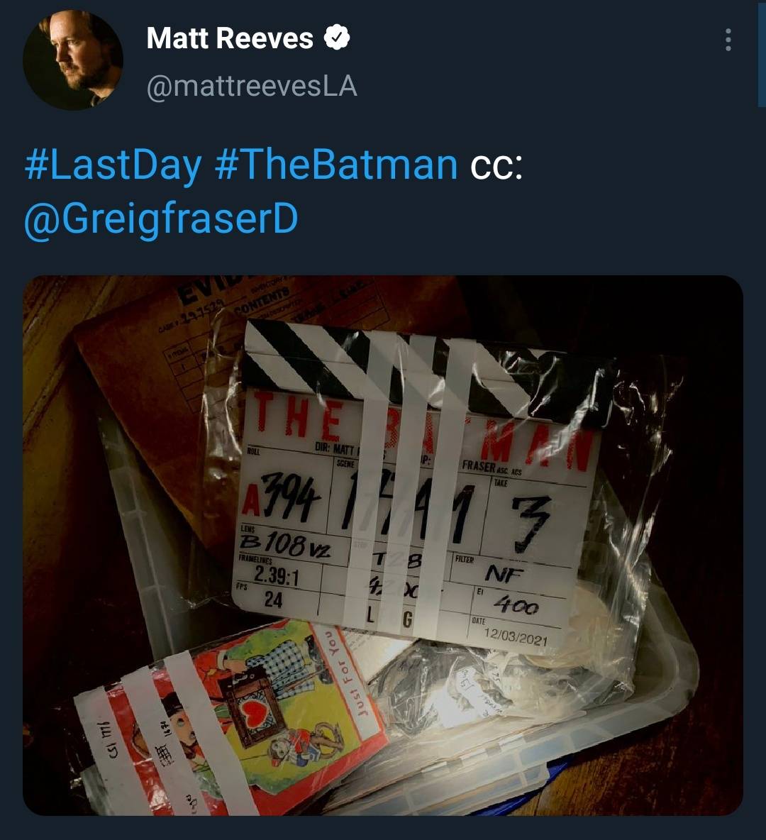 Last day of shooting for The Batman | Scrolller