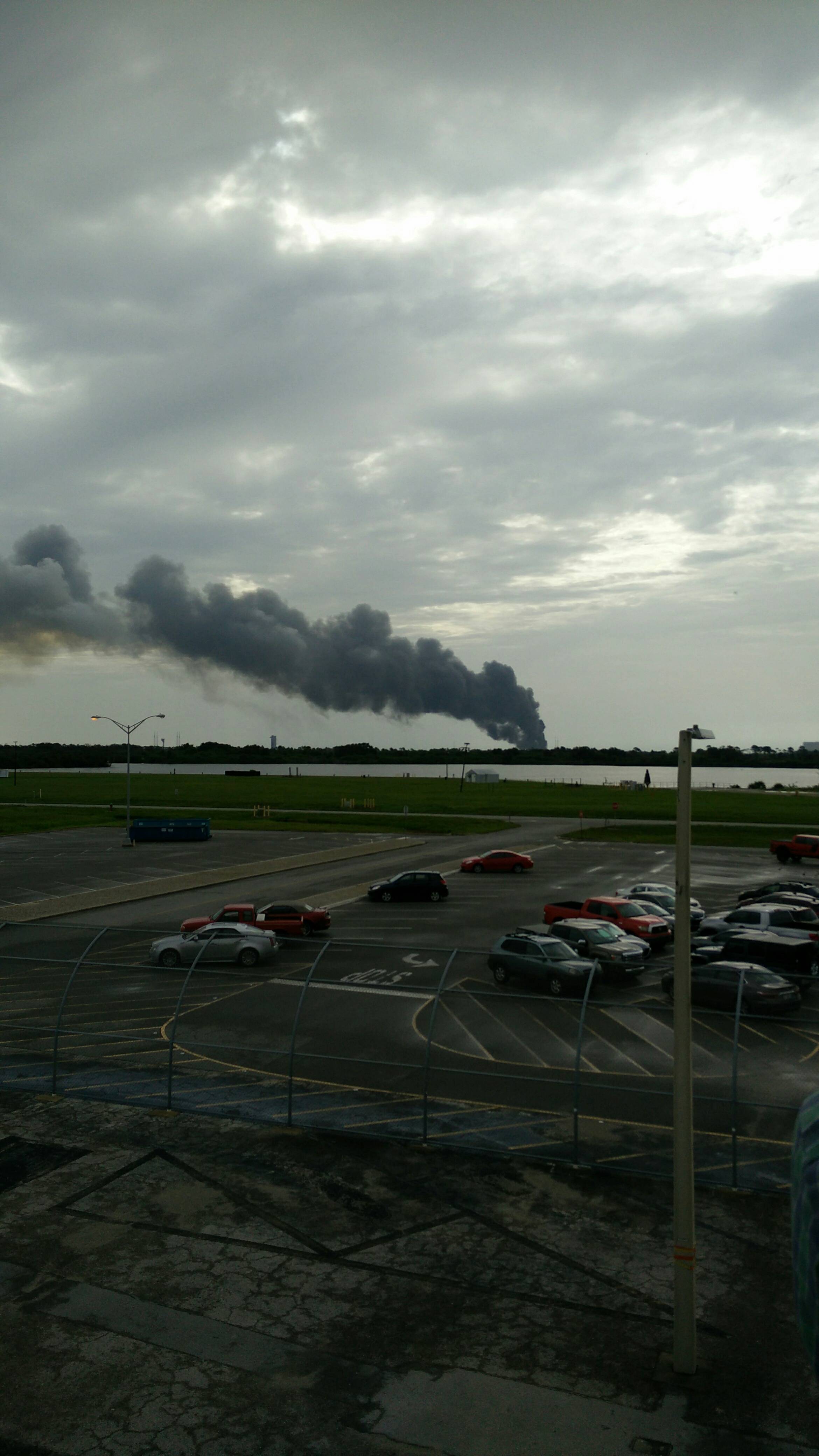 Launch pad 40 just exploded. | Scrolller