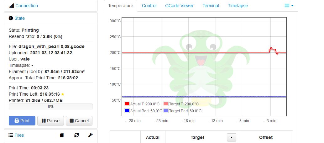 Launching my longest print yet. 8 and a half days, 0.2mm nozzle, 0.08mm layer height. | Scrolller