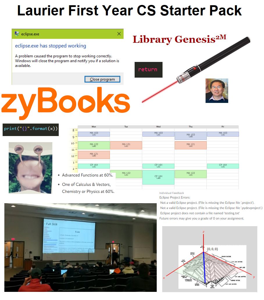 Laurier First Year CS Starter Pack | Scrolller