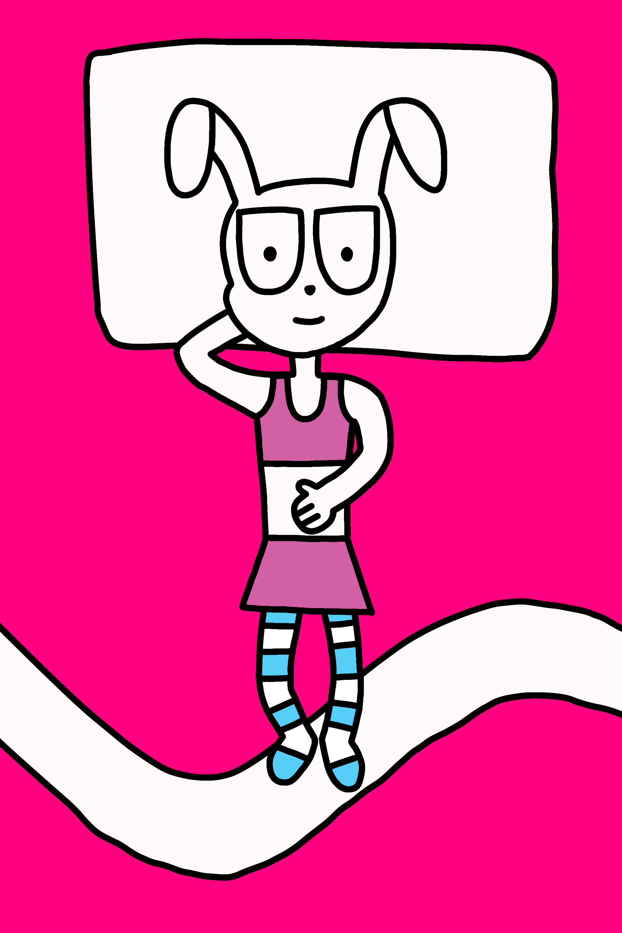 laying in da bed wearing thigh highs uwu | Scrolller